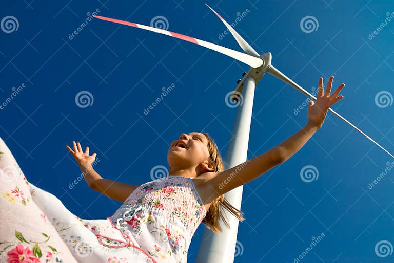 Playing with the wind stock image. Image of energy, clean - 6312413