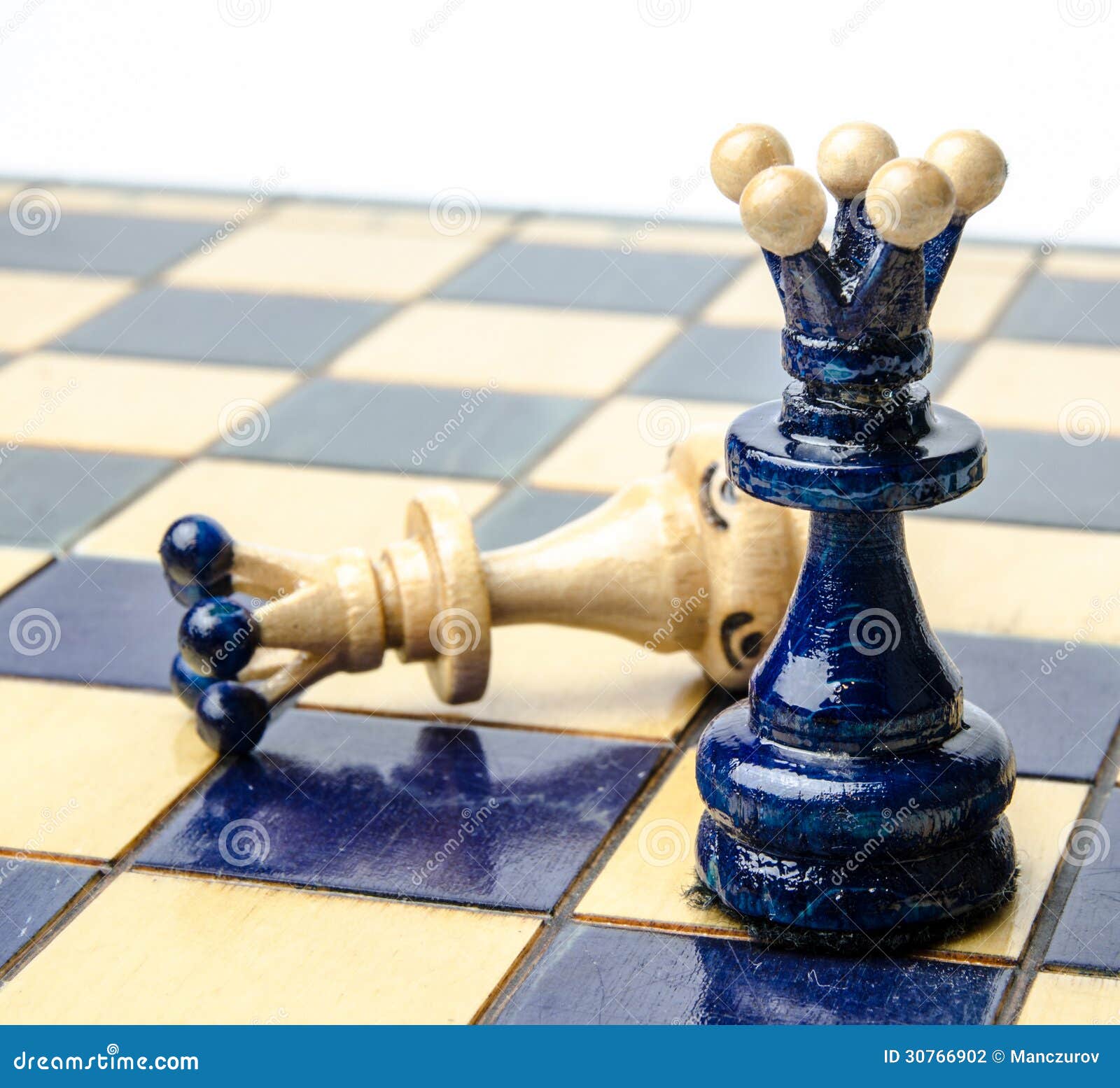 Playing Wooden Chess Pieces Stock Photo - Image of move, modern: 30766902
