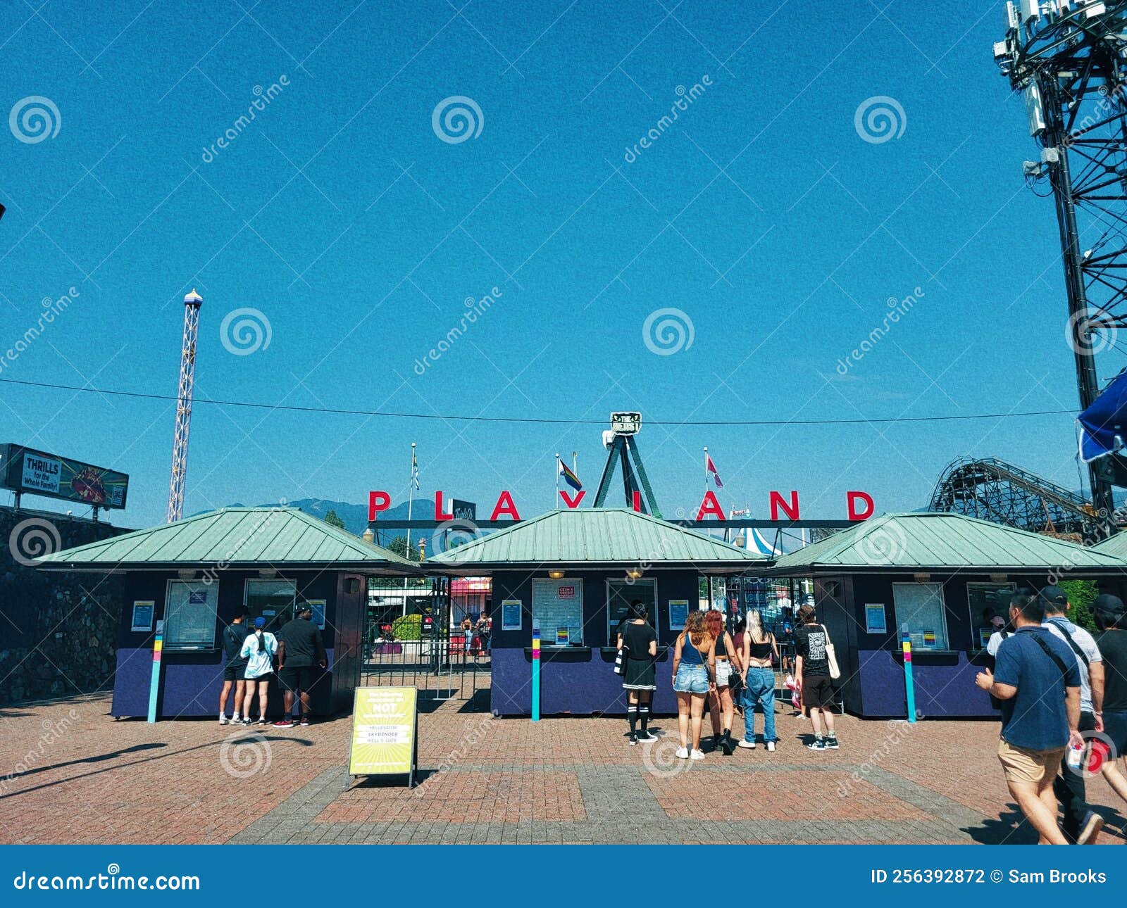 Playland Adventure Fun editorial photography. Image of coast - 256392872