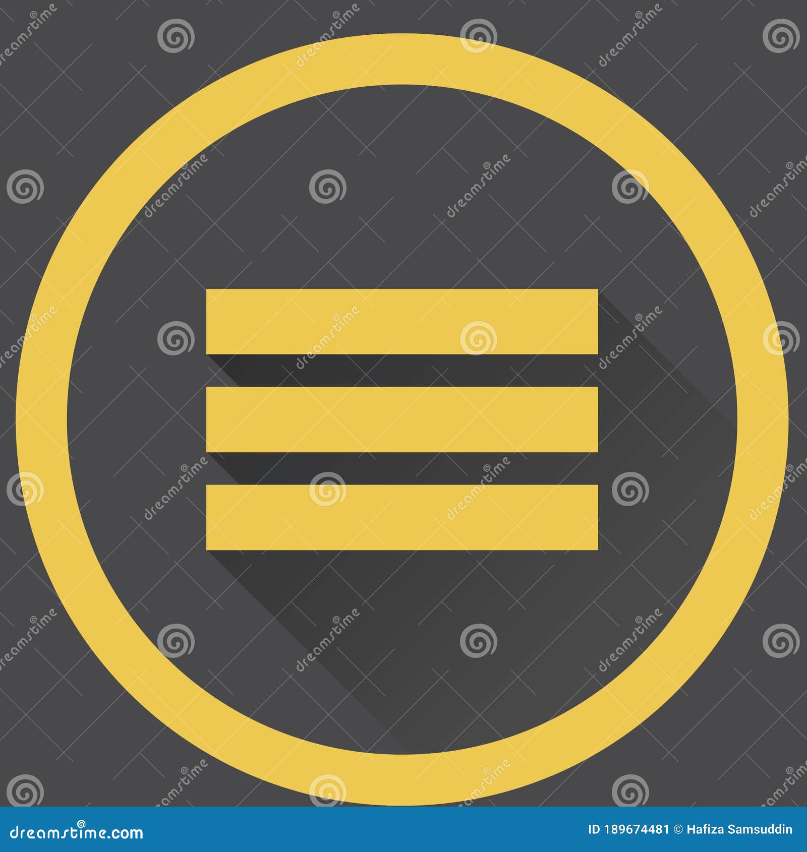 Playlist Button. Vector Illustration Decorative Design Stock Vector ...