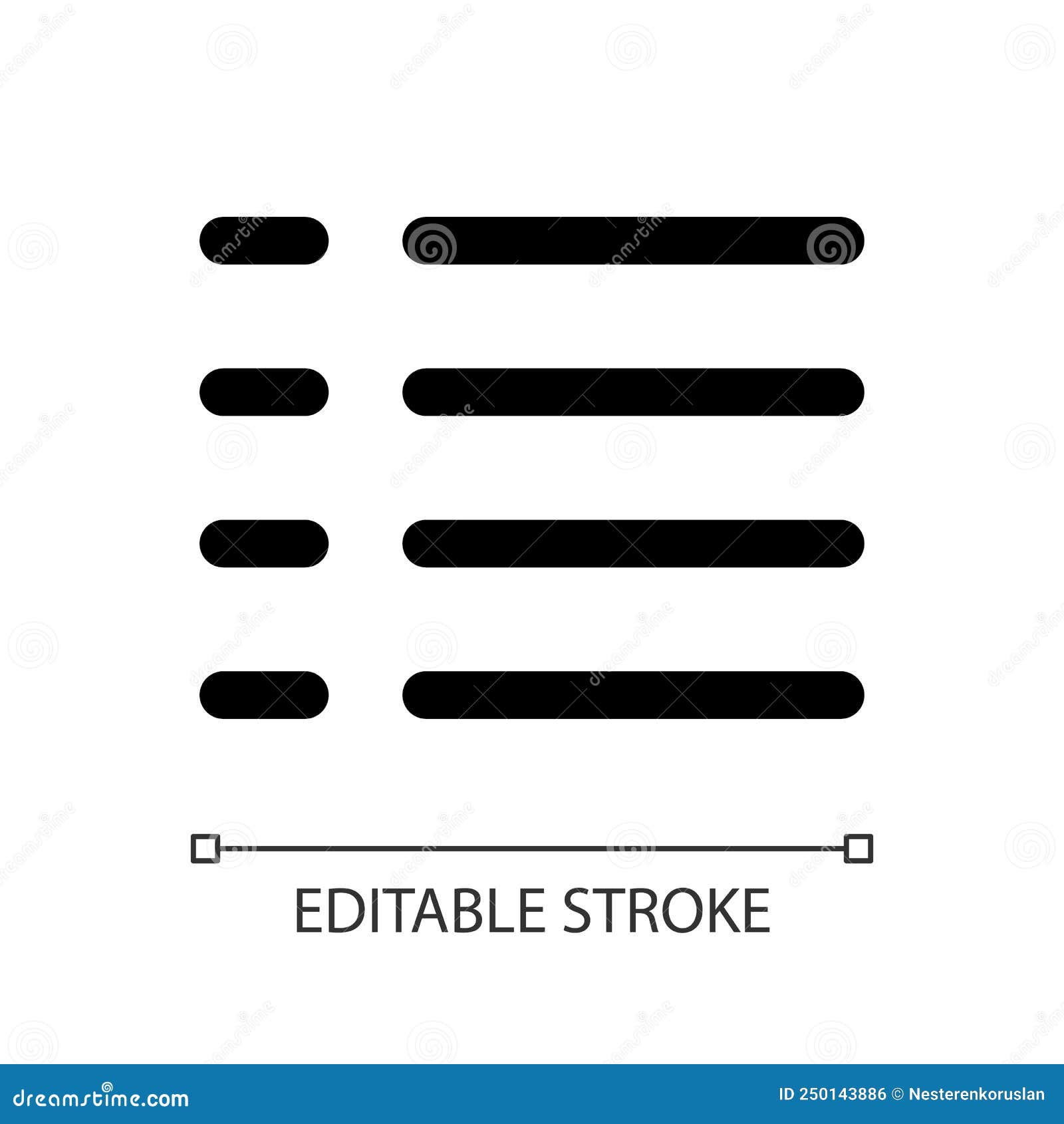 Playlist White Linear Ui Icon Stock Vector - Illustration of multimedia ...