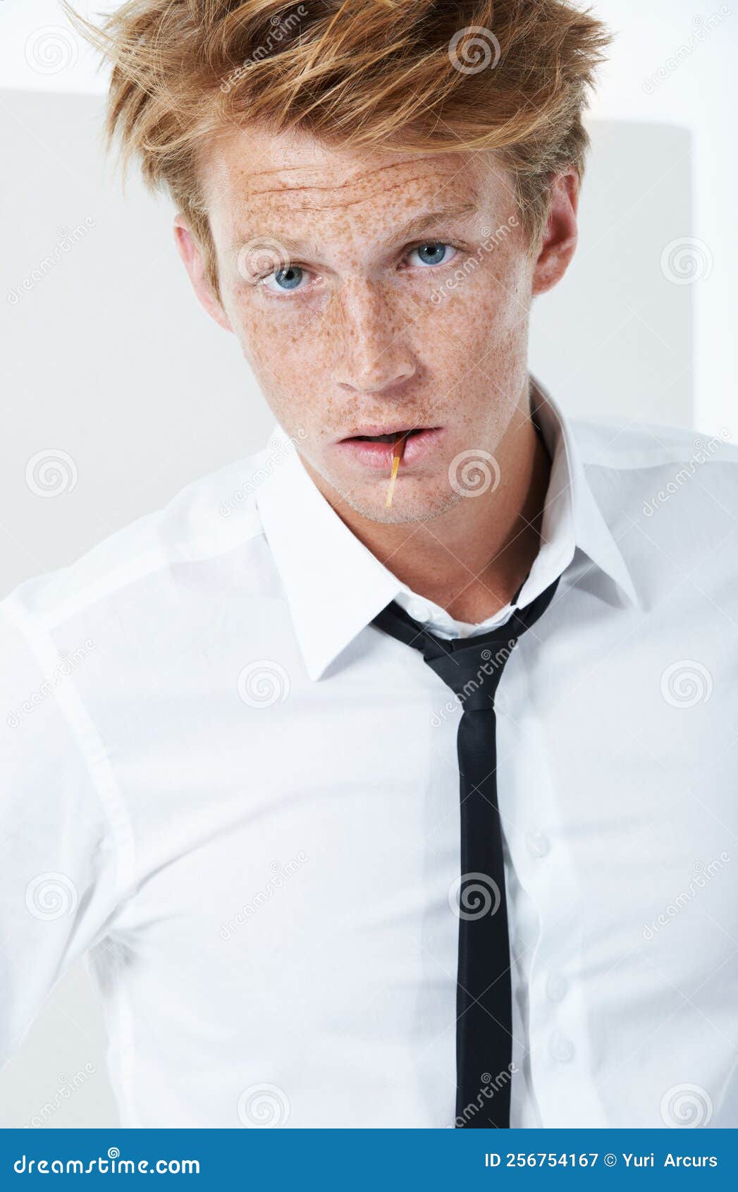 He Plays By His Own Rules A Handsome Young Red Headed Man Wearing A