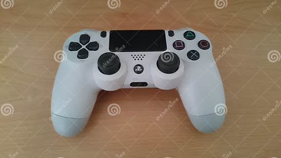 PlayStation 4 controller stock photo. Image of white - 117903076