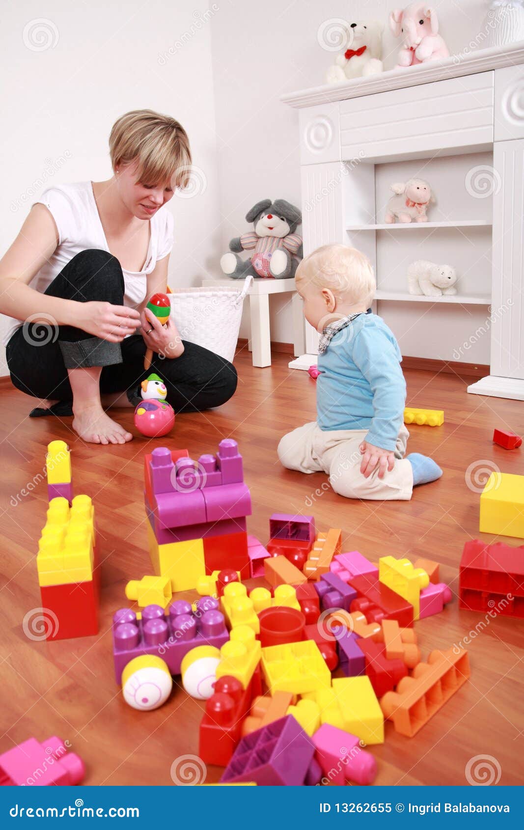 Playtime stock image. Image of home, construction, learn - 13262655