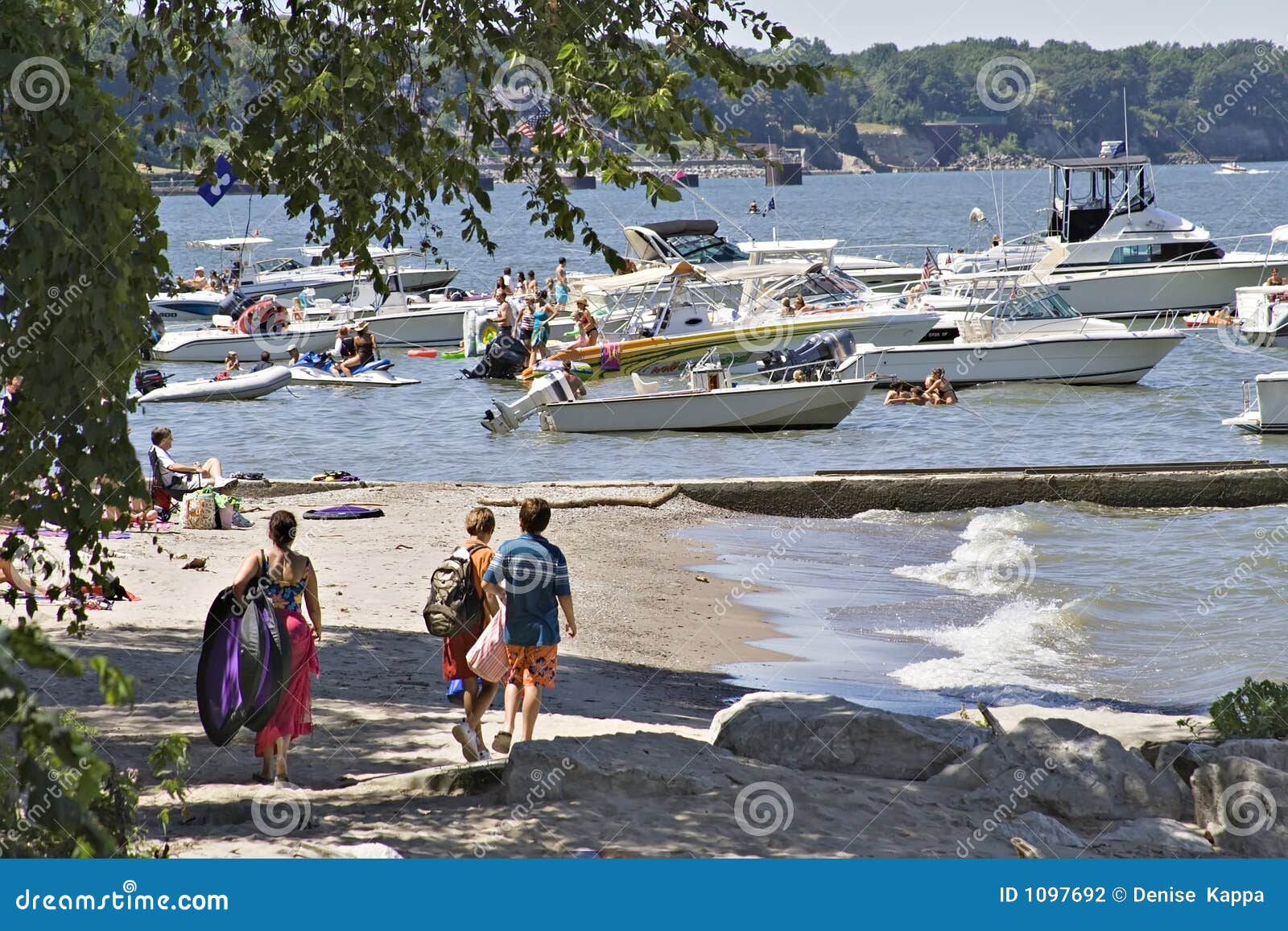Playtime on Lake Eirie stock photo. Image of sand, lake - 1097692
