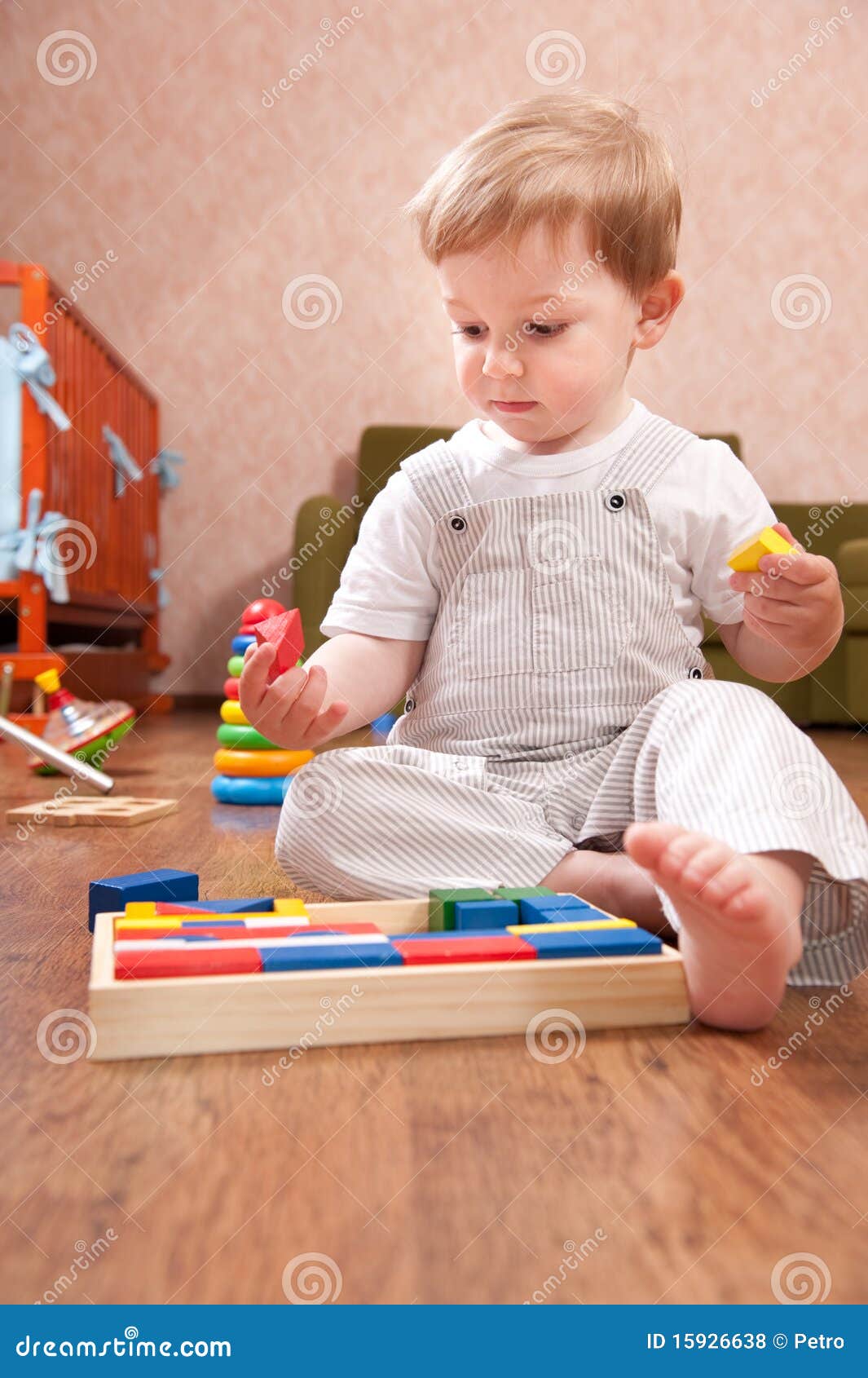 Playtime in playroom stock photo. Image of happy, kindergarten - 15926638