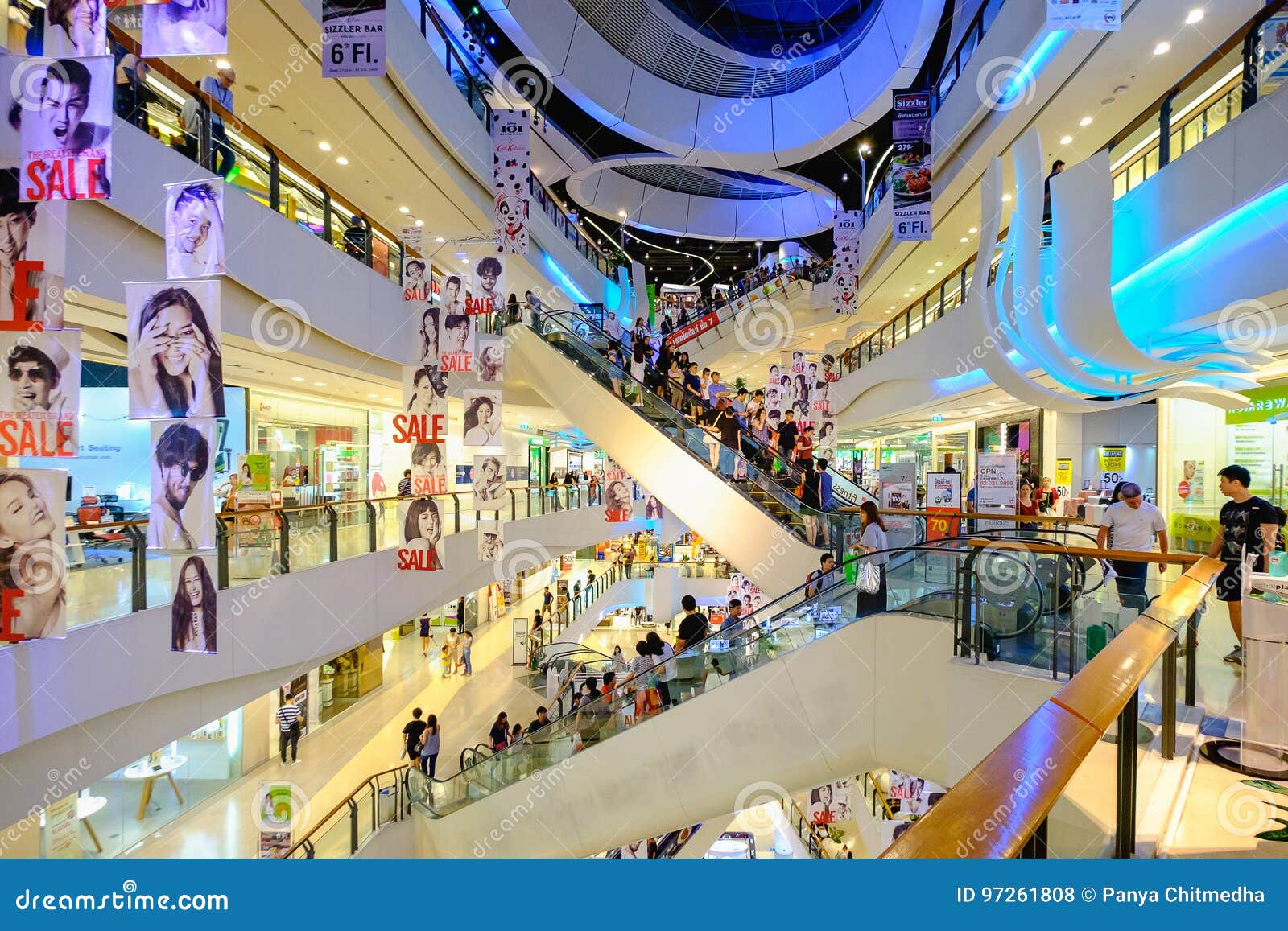 Plaza centrale Rama 9 photo stock éditorial. Image du raman - 97261808