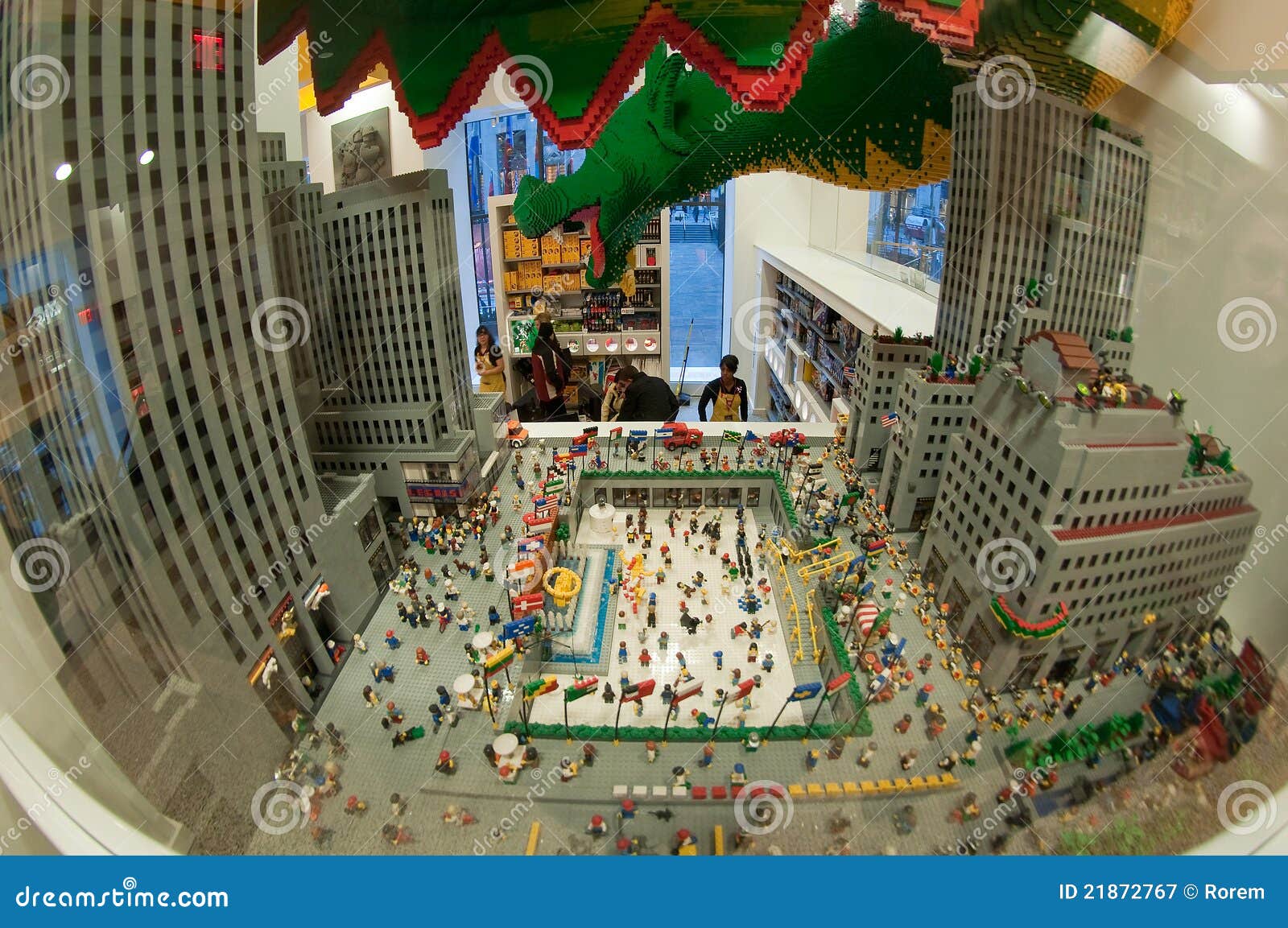 Plaza De Centro De Rockefeller Fotografía editorial - Imagen de modelo ...