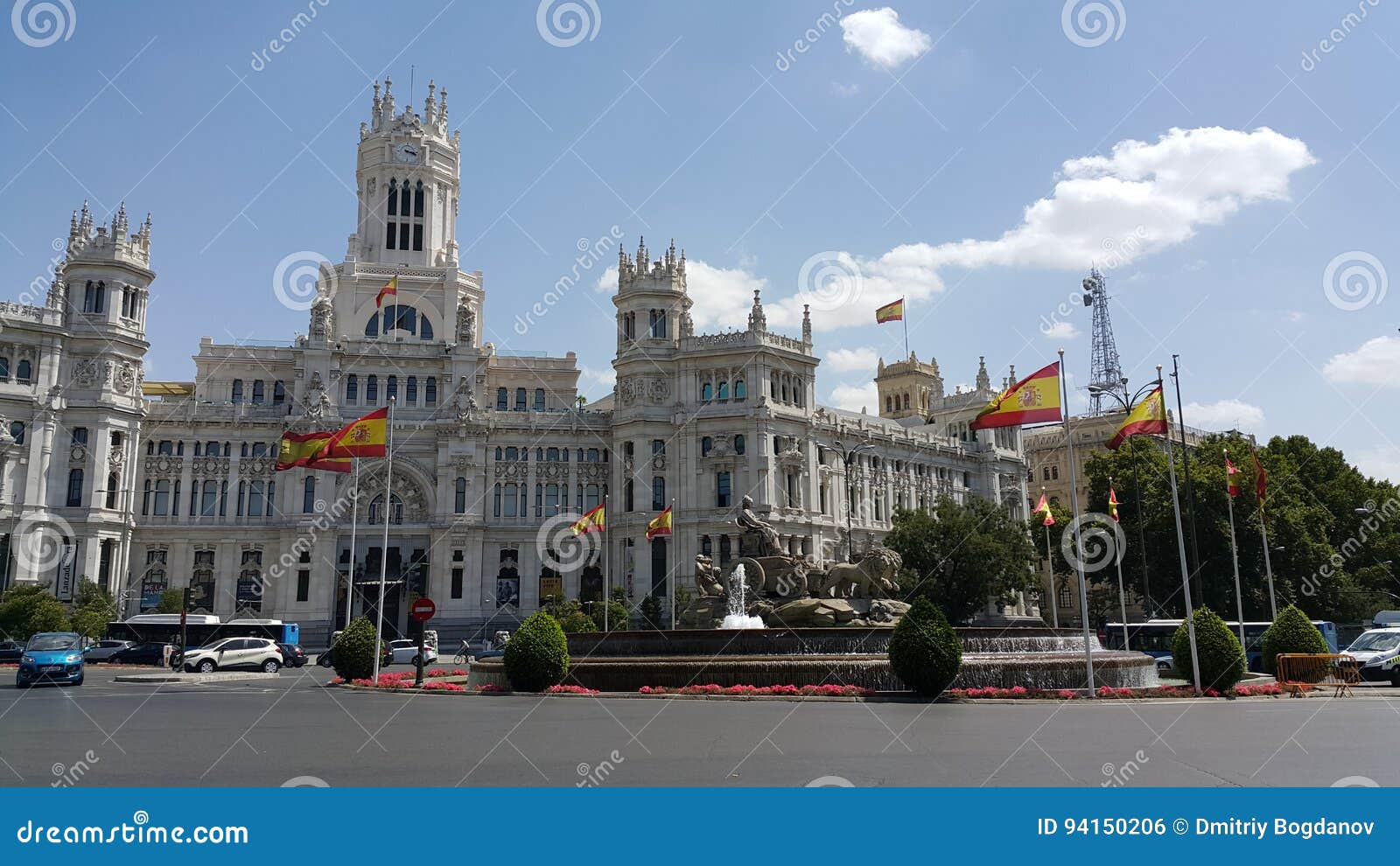 Plaza de Cibeles editorial photo. Image of summer, outdoor - 94150206