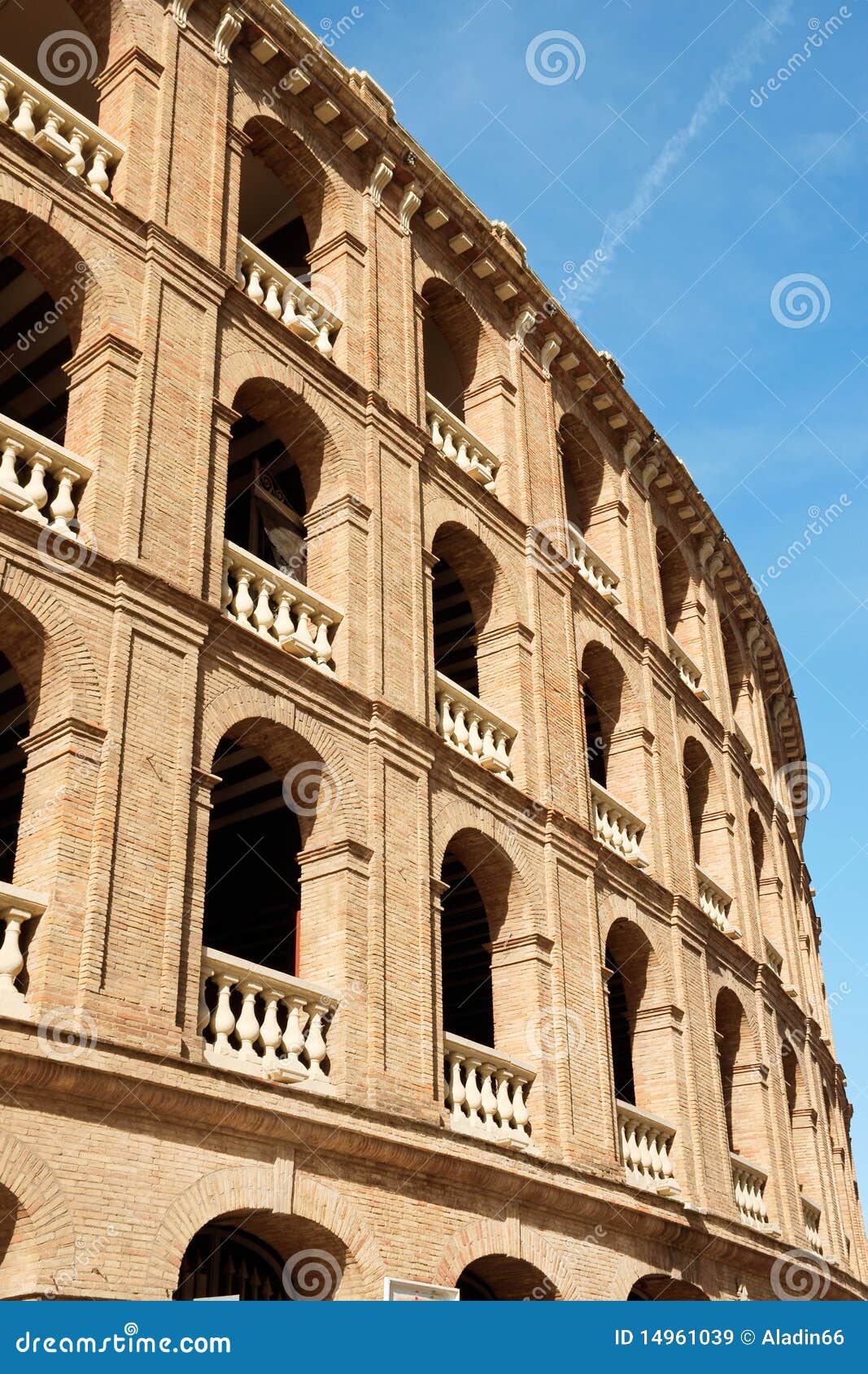 Plaza de toros in Valencia stock image. Image of architecture - 14961039