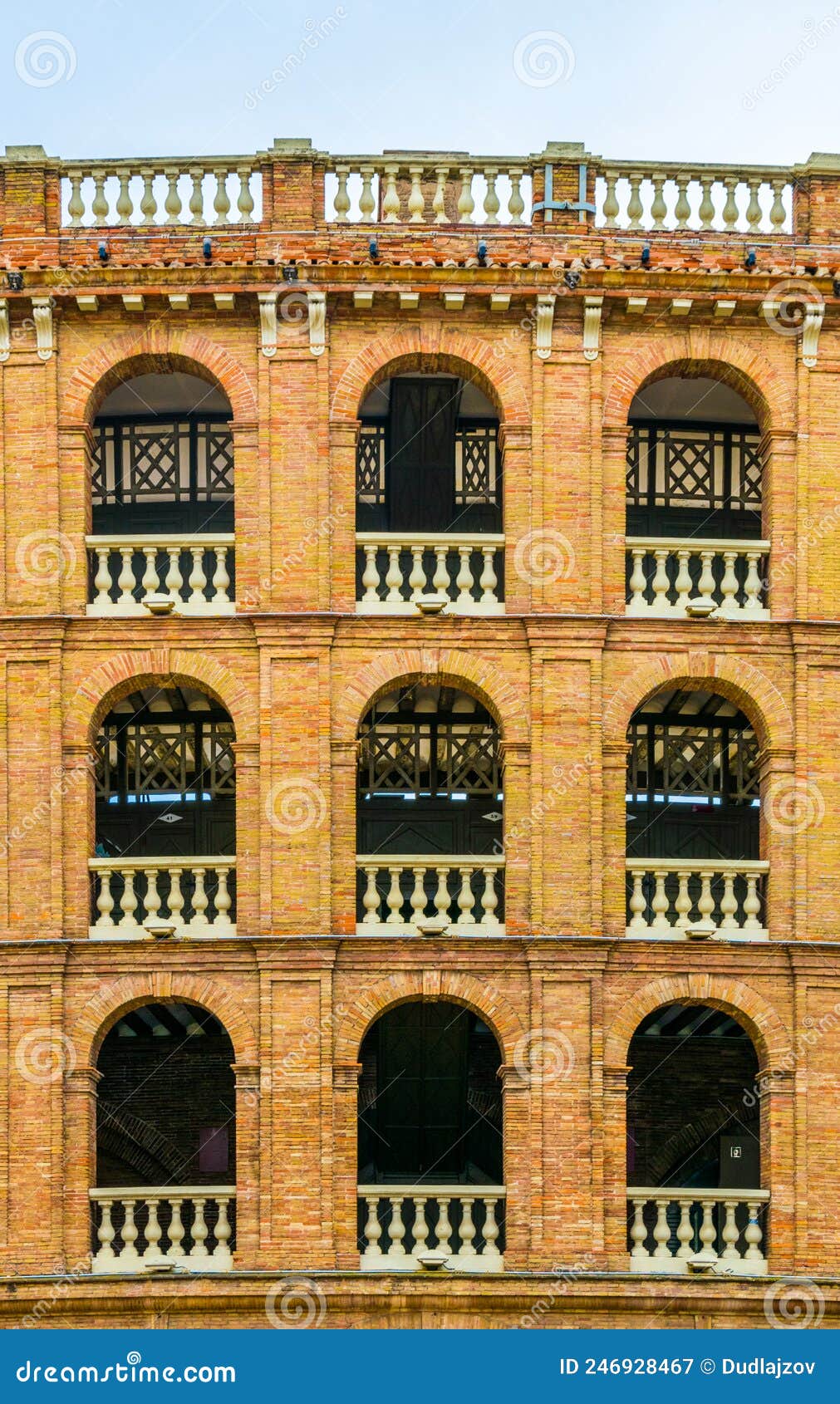 The Plaza De Torros De Valencia Building of Corrida...IMAGE Stock Image ...