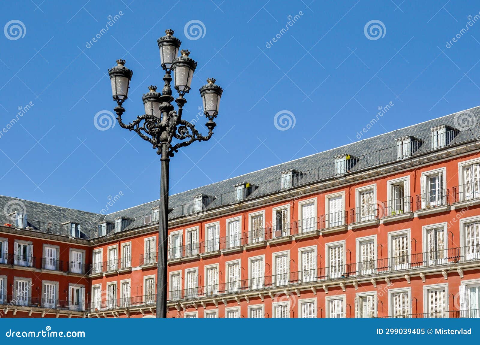 Plaza Mayor (Main Square) in Center of Madrid, Spain Stock Image ...