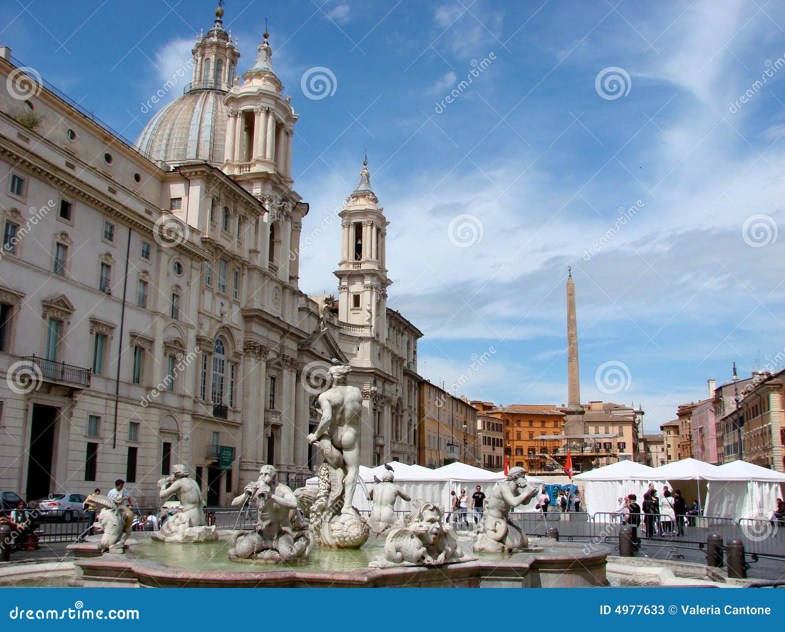 Plaza Navona, Roma foto de archivo editorial. Imagen de italiano - 4977633