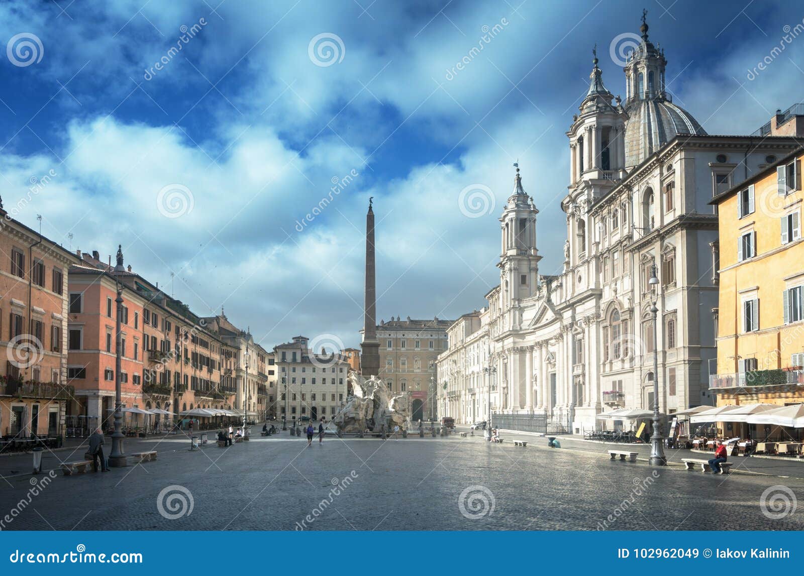 Plaza Navona, Roma Italia imagen de archivo editorial. Imagen de ...