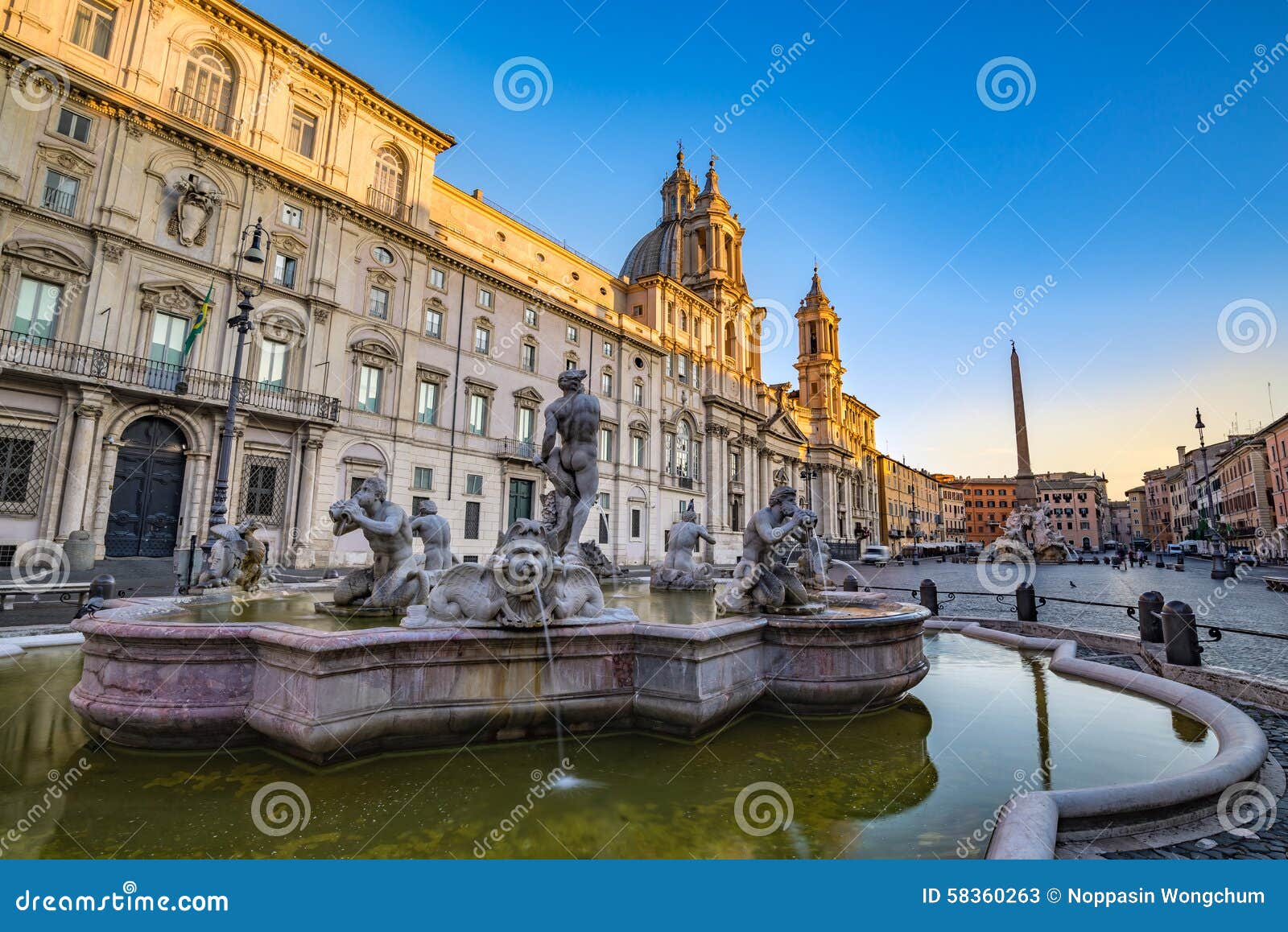Plaza Navona - Roma - Italia Imagen de archivo - Imagen de europa ...