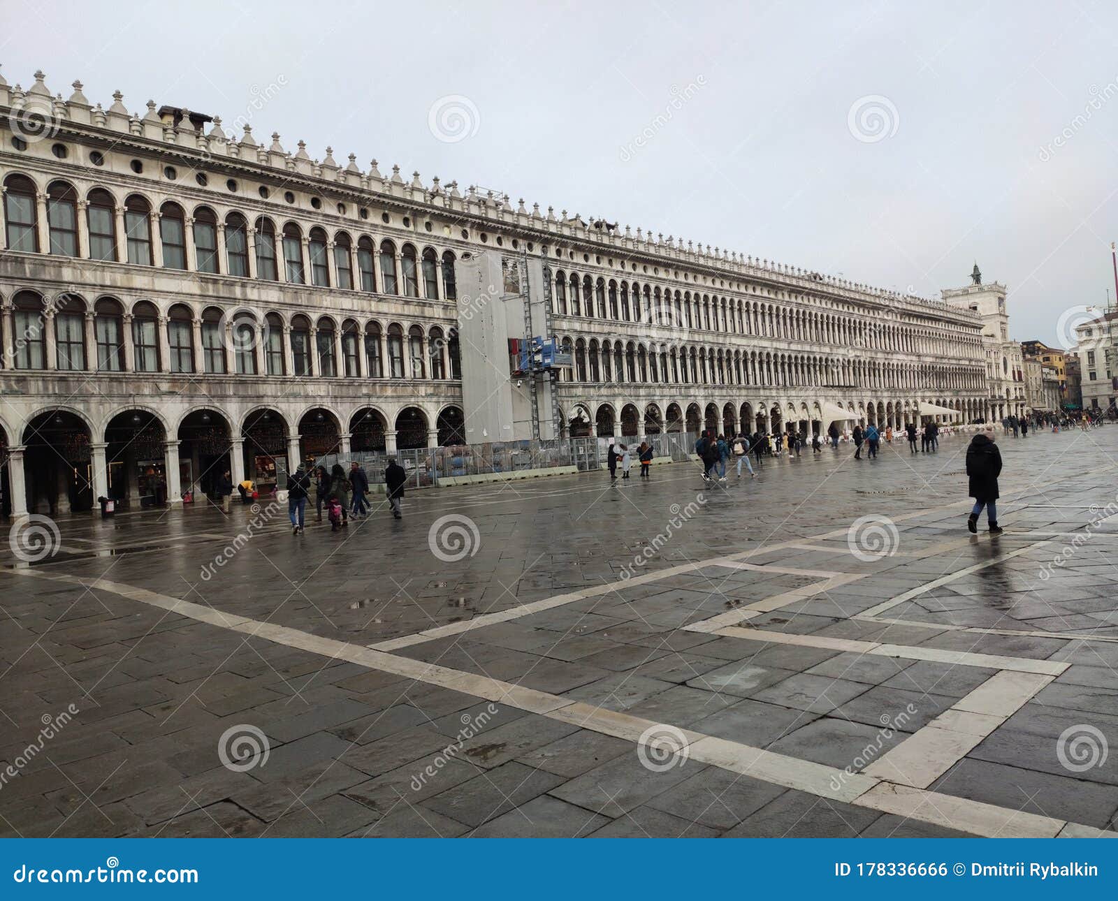 Plaza san marko stock photo. Image of building, tourism - 178336666