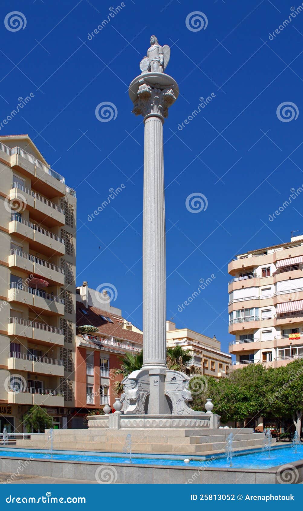 Plaza San Rafael, Fuengirola, Spain. Stock Photo - Image of attractions ...