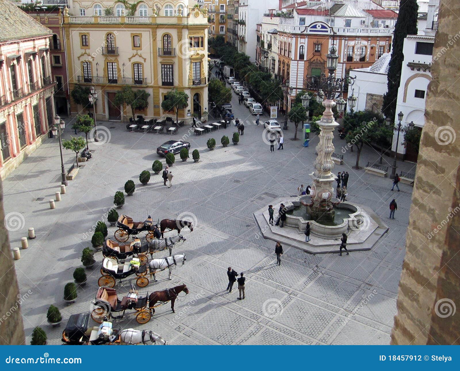 Seville, Spain - 10 February 2020 : Black And White Photography Of ...