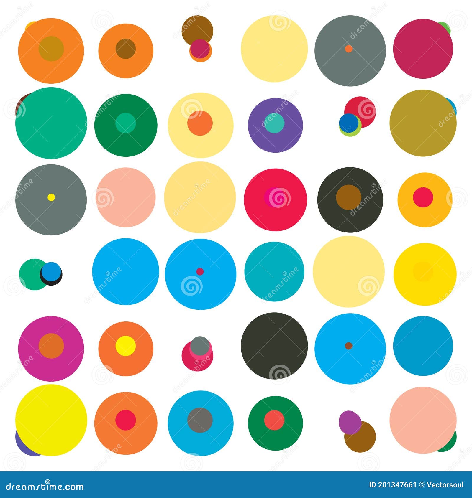 Plazful Random Dots, Circles. Dots, Circles Vector Illustration ...