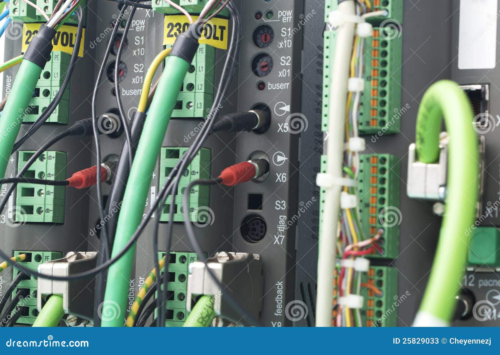 PLC automation stock image. Image of processor, interface - 25829033