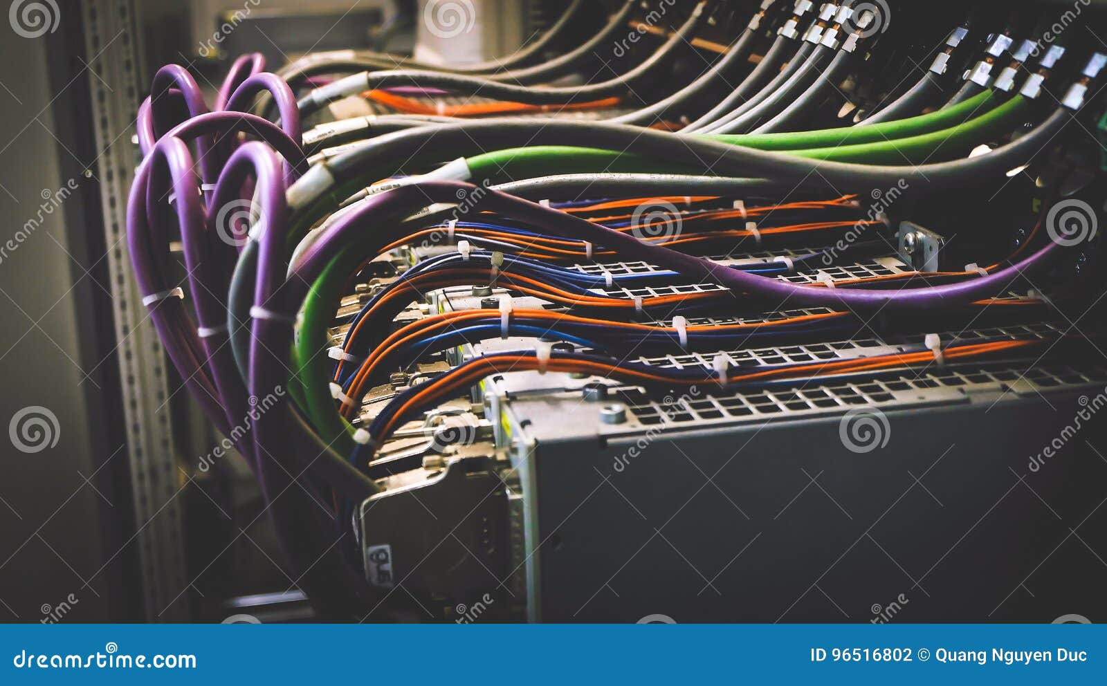 PLC Cabling stock photo. Image of cabling, label, control - 96516802