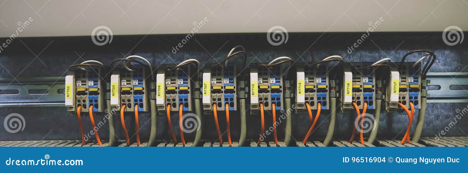 PLC Cabling stock photo. Image of cable, electrical, electronic - 96516904