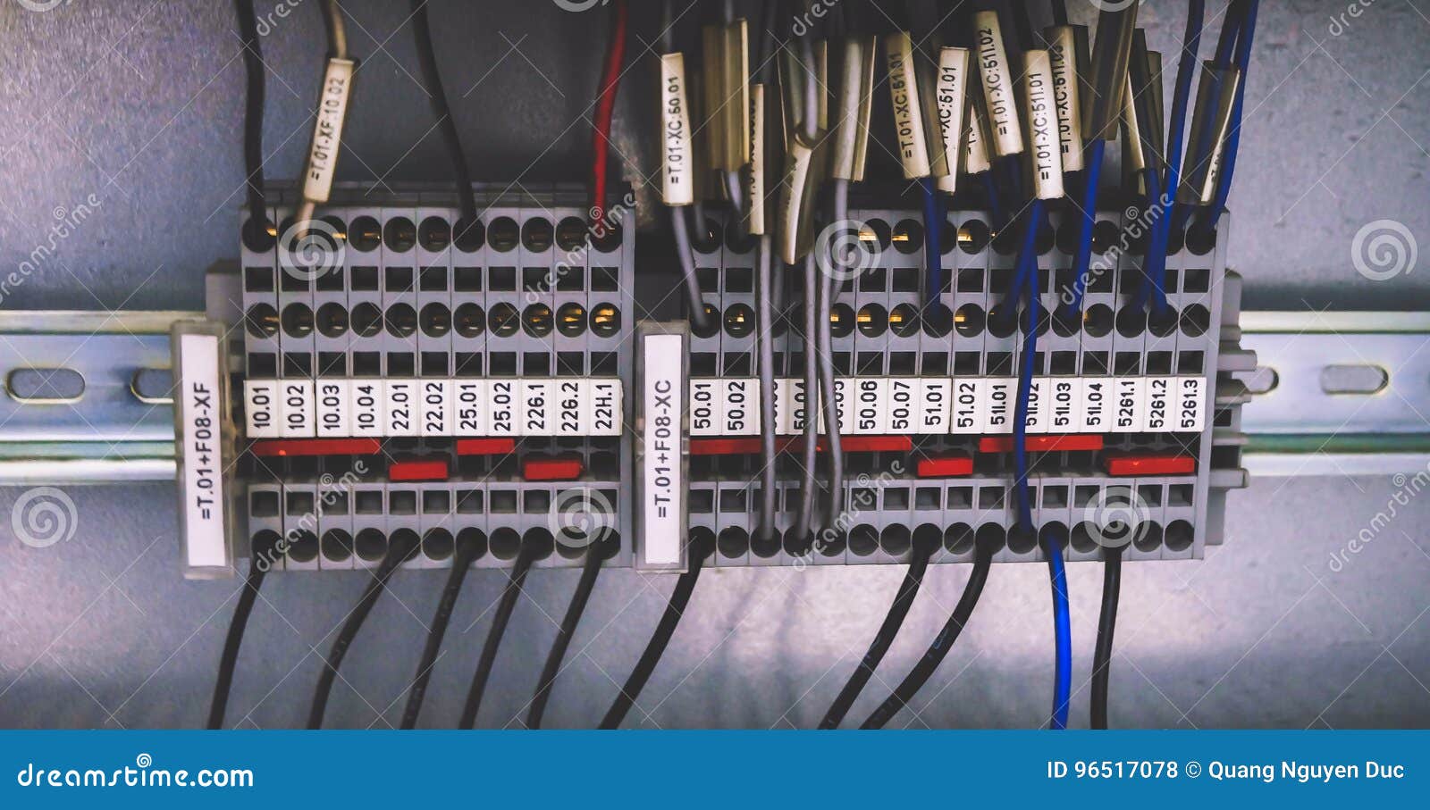 PLC Cabling stock photo. Image of concept, line, green - 96517078