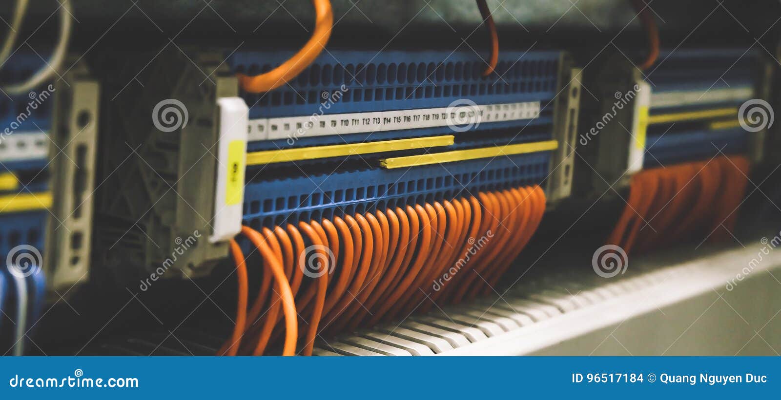 PLC Cabling stock photo. Image of concept, circuit, cable - 96517184