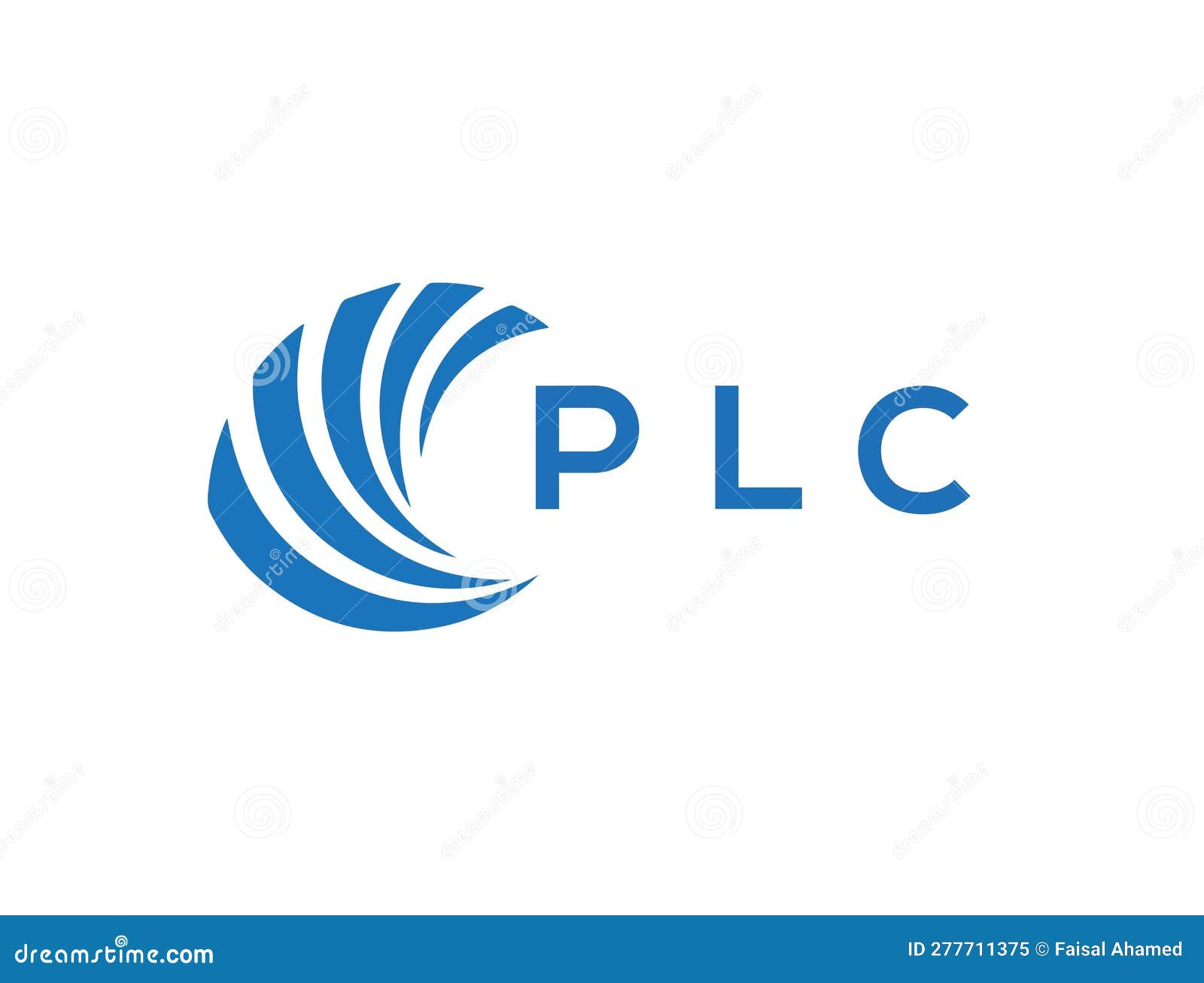 PLC Letter Logo Design On White Background. PLC Creative Circle Letter ...