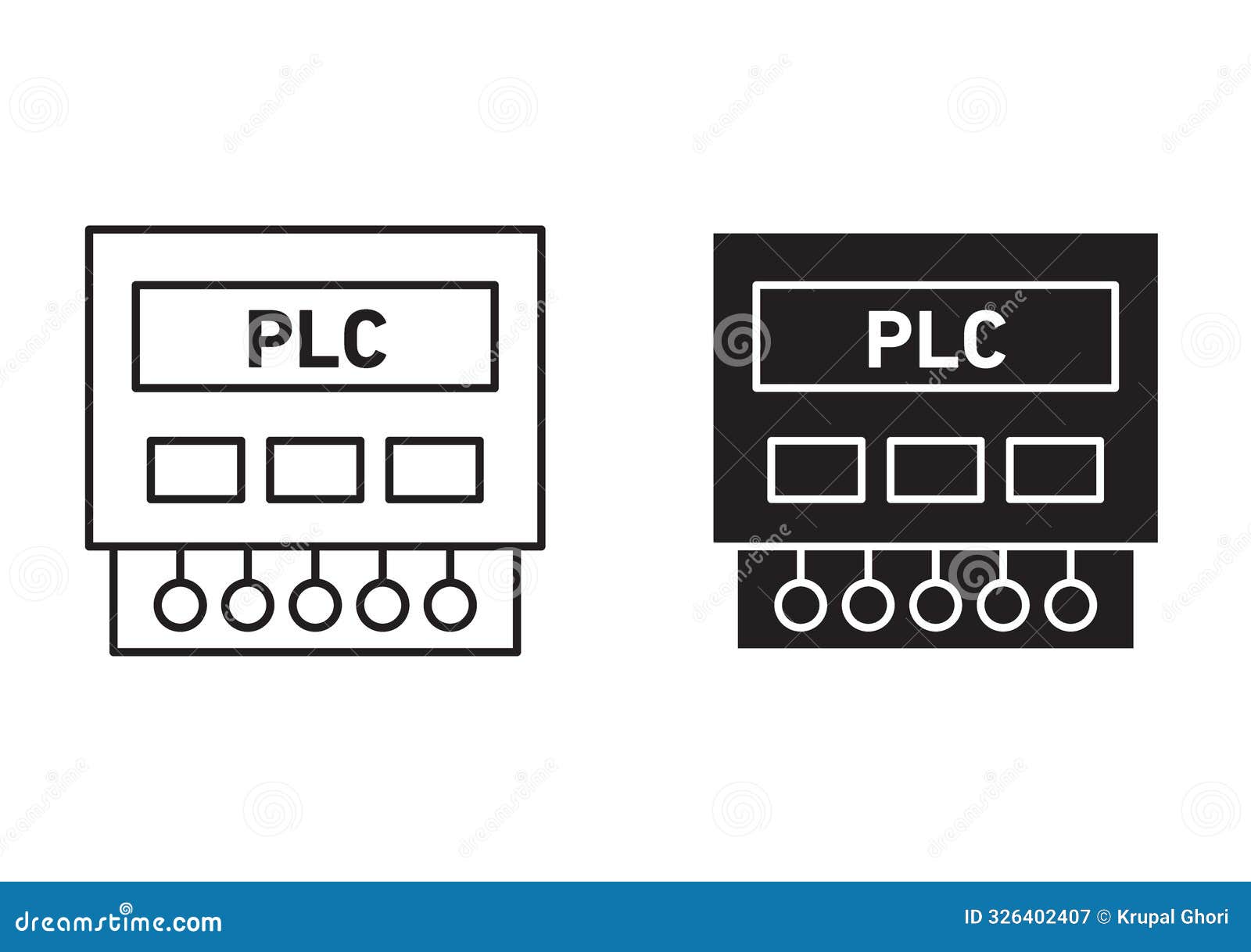 PLC Outline Icon Collection Or Set. PLC Thin Vector Line Art ... PLC Outline Icon Collection Or Set. PLC Thin Vector Line Art ...