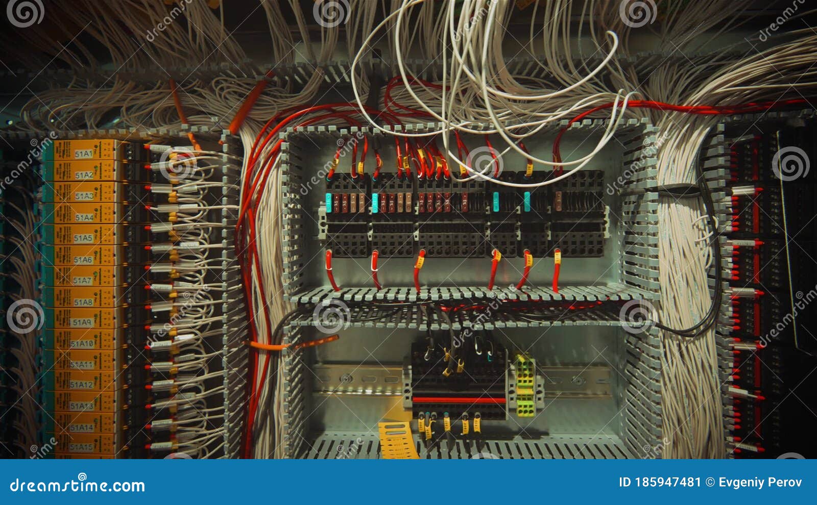 PLC Programmable Logic Controller Box. Steadicam Shot Stock Video ...