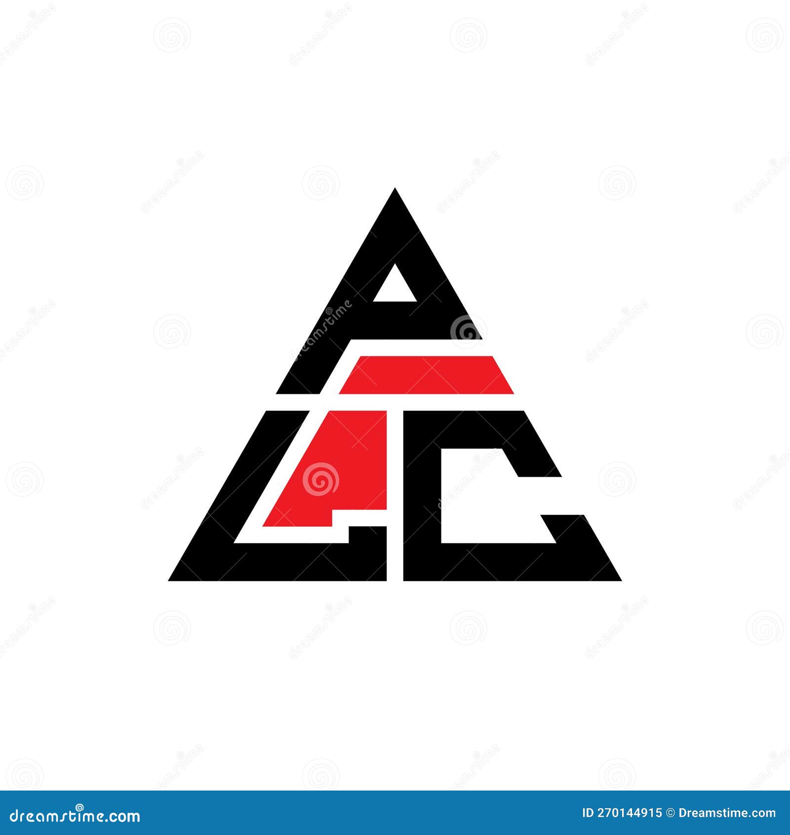 PLC Triangle Letter Logo Design with Triangle Shape. PLC Triangle Logo ...