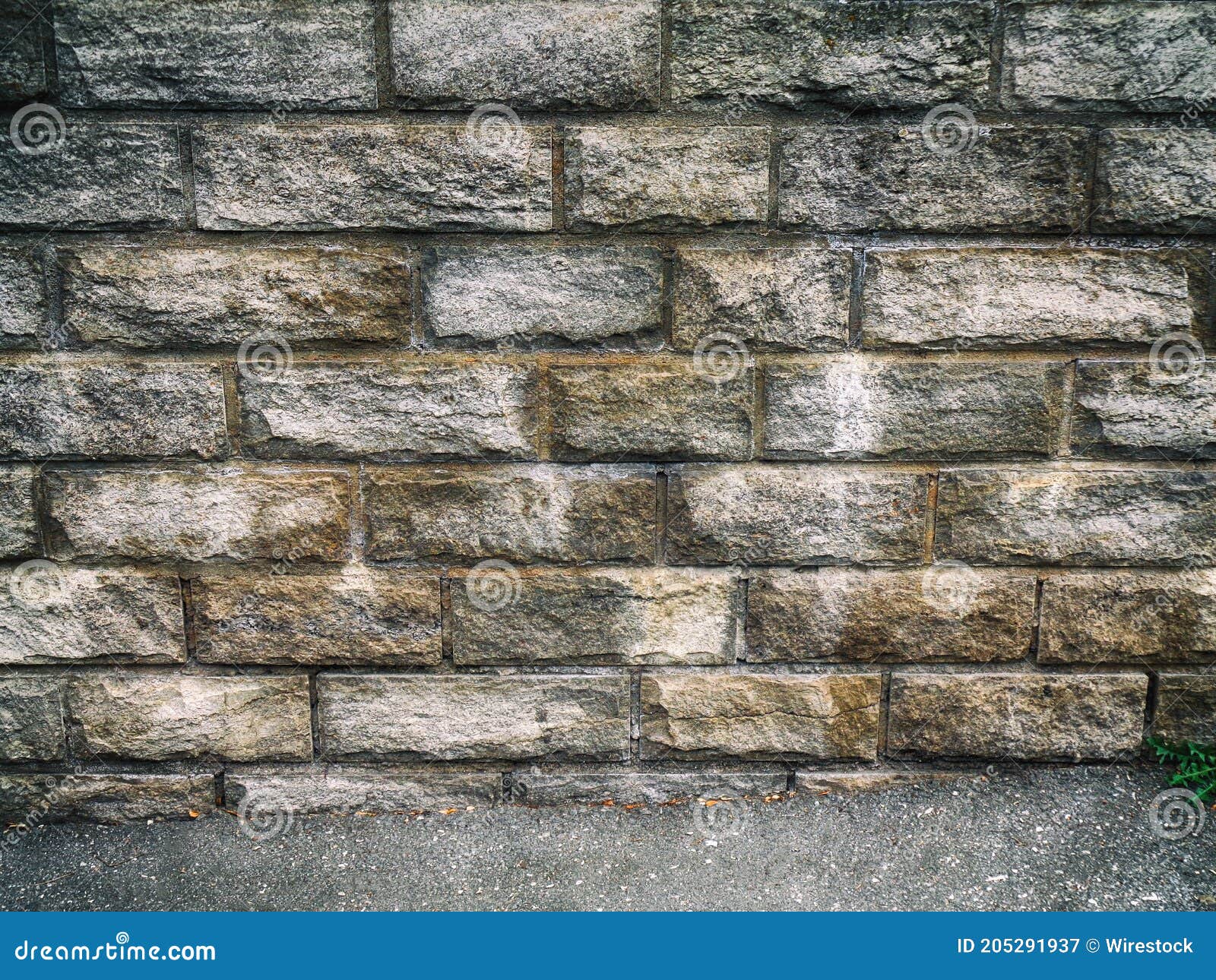 Pld brick wall background stock image. Image of architectural - 205291937