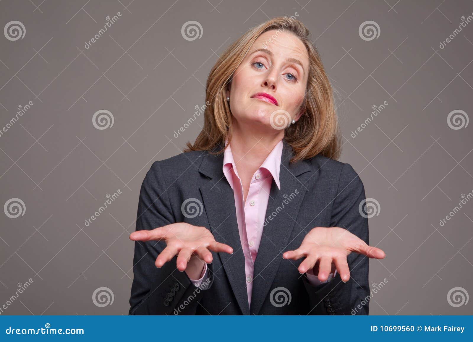 Pleading businesswoman stock photo. Image of business - 10699560