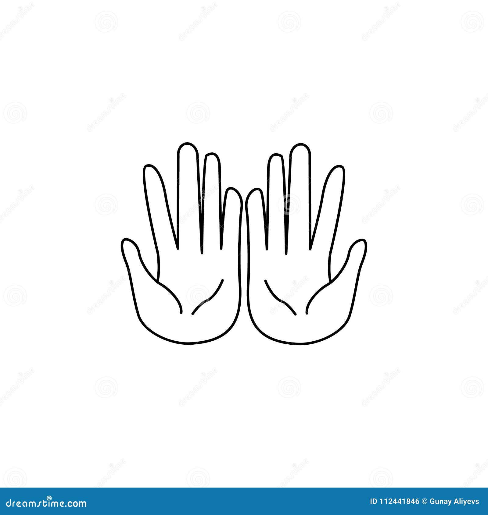 Pleading Hands Icon. Element Of Arab Culture Icon For Mobile Concept ...