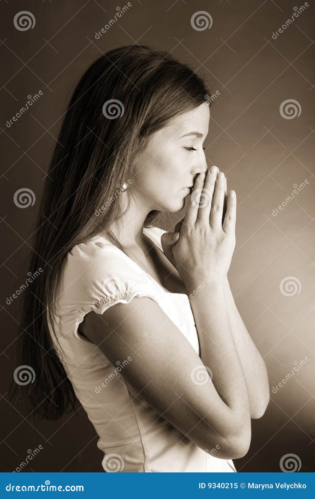 Pleading woman stock image. Image of request, entreat - 9340215