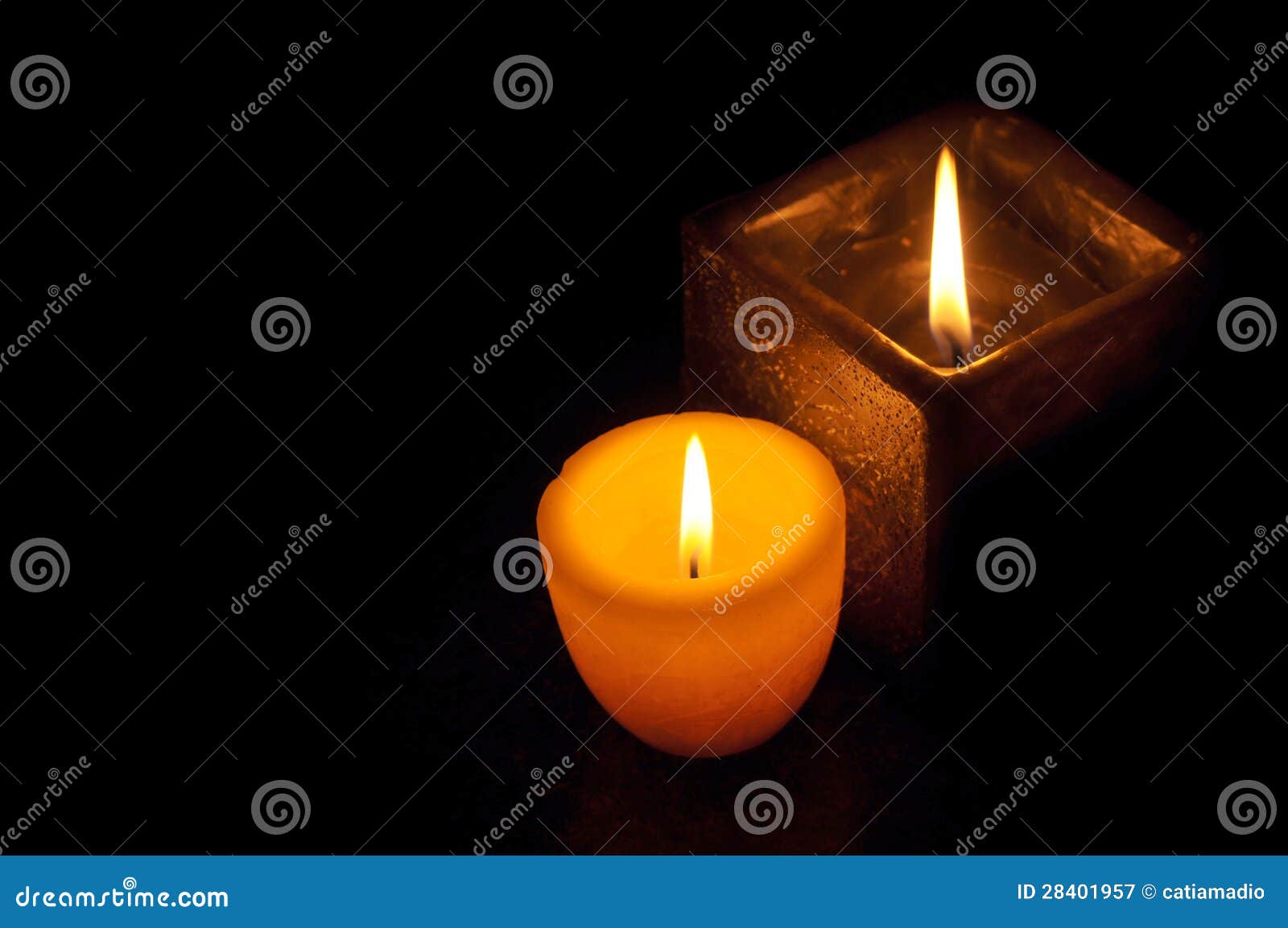 Pleasant candles stock image. Image of light, relax, shaped - 28401957
