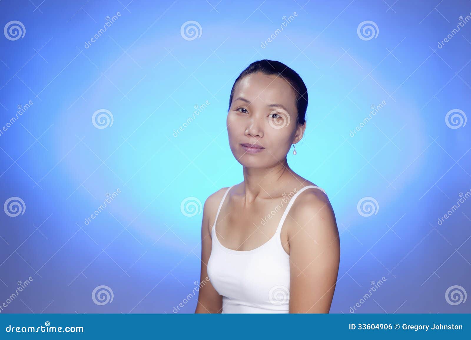 Pleasant expression. stock photo. Image of beauty, person - 33604906