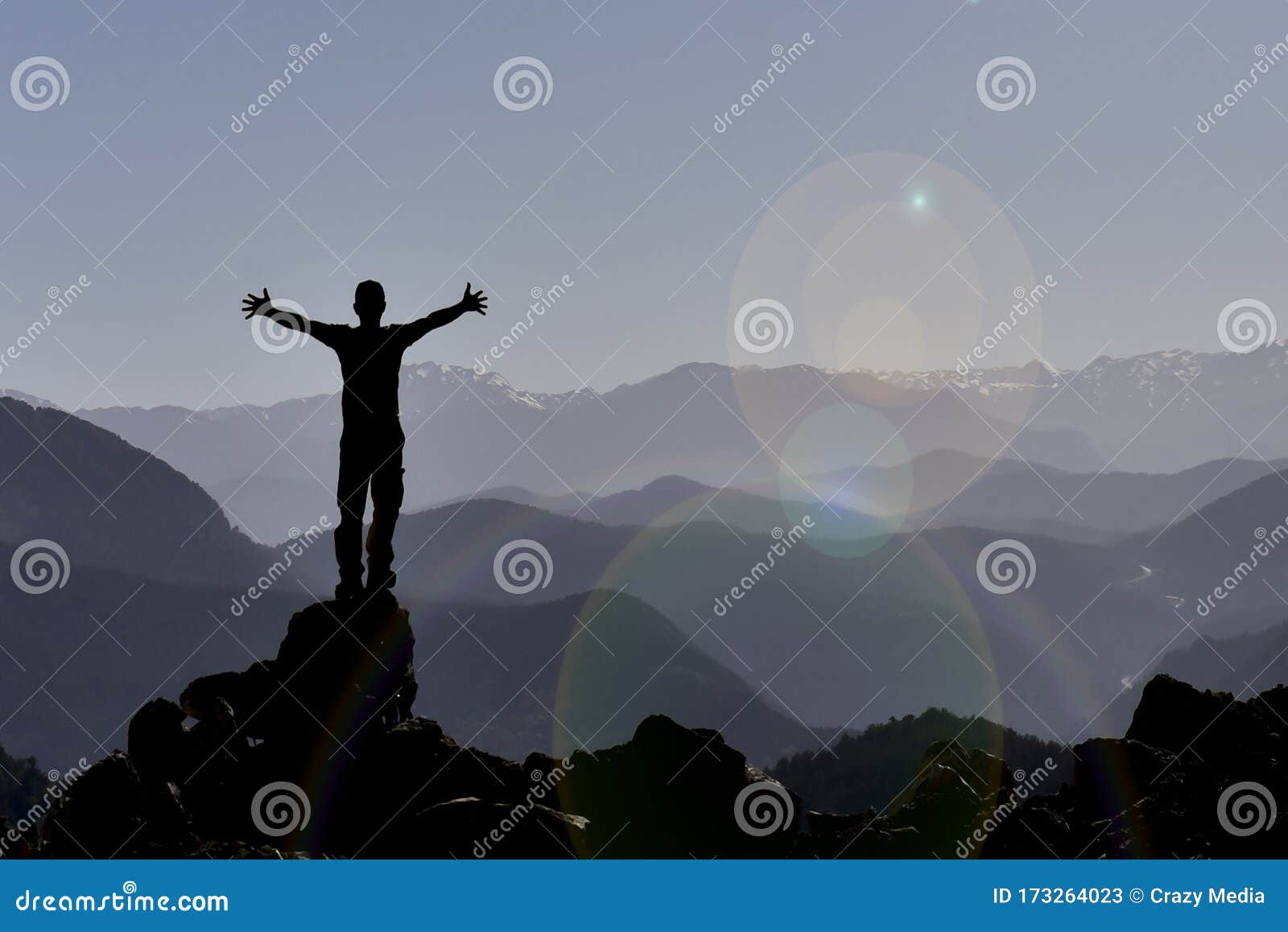 Pleasant, Happy and Successful Person Stock Image - Image of goal ...