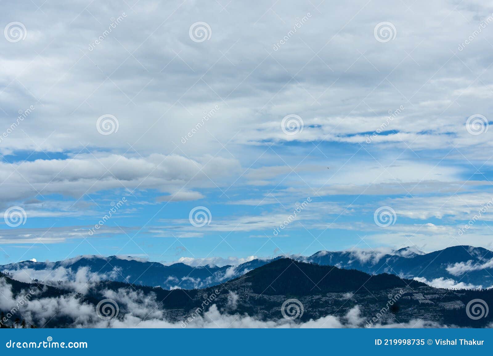 Pleasant Weather and Fresh Environment after Rainfall in the Mountains ...