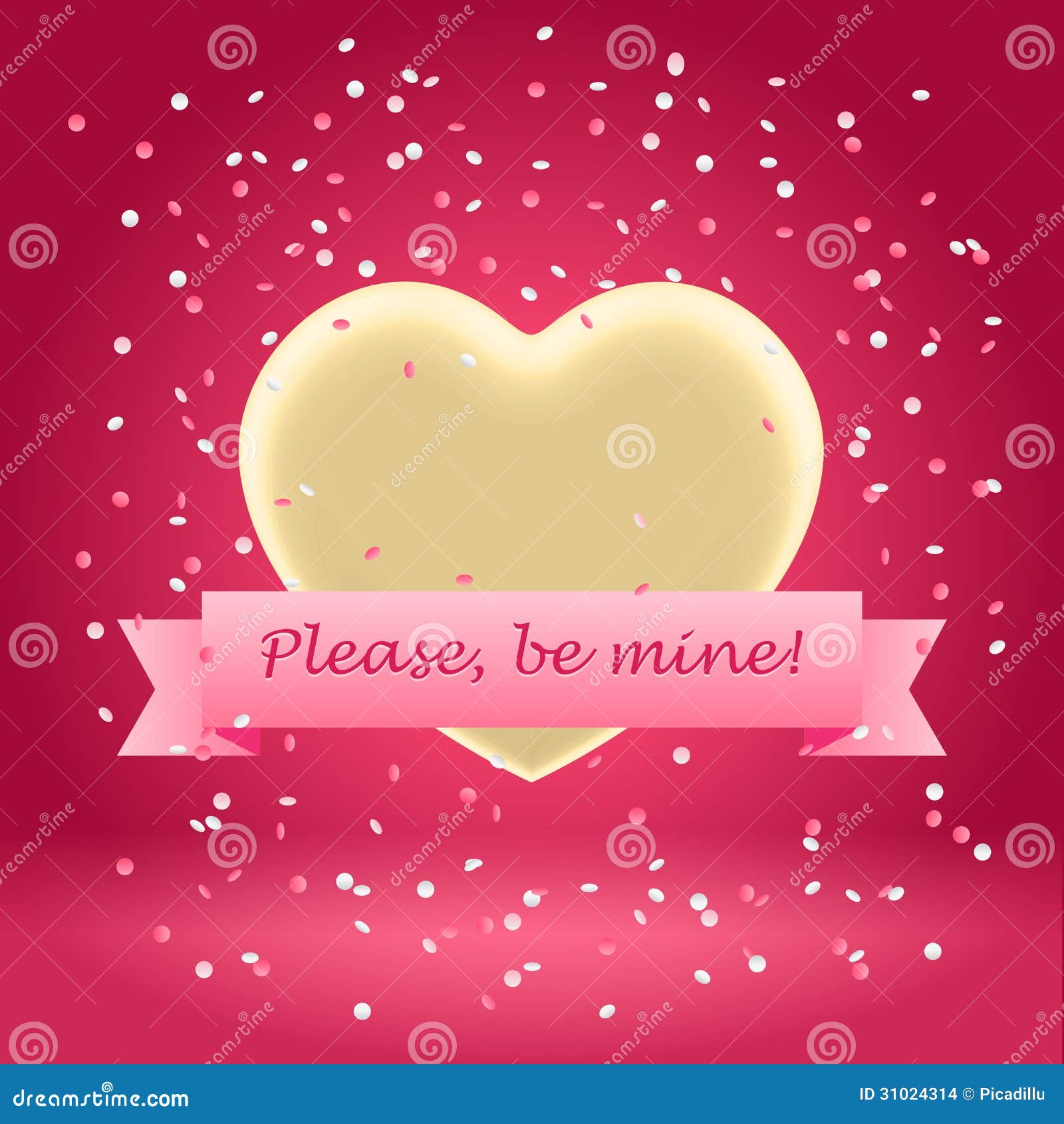 Please be mine! stock vector. Illustration of concept - 31024314