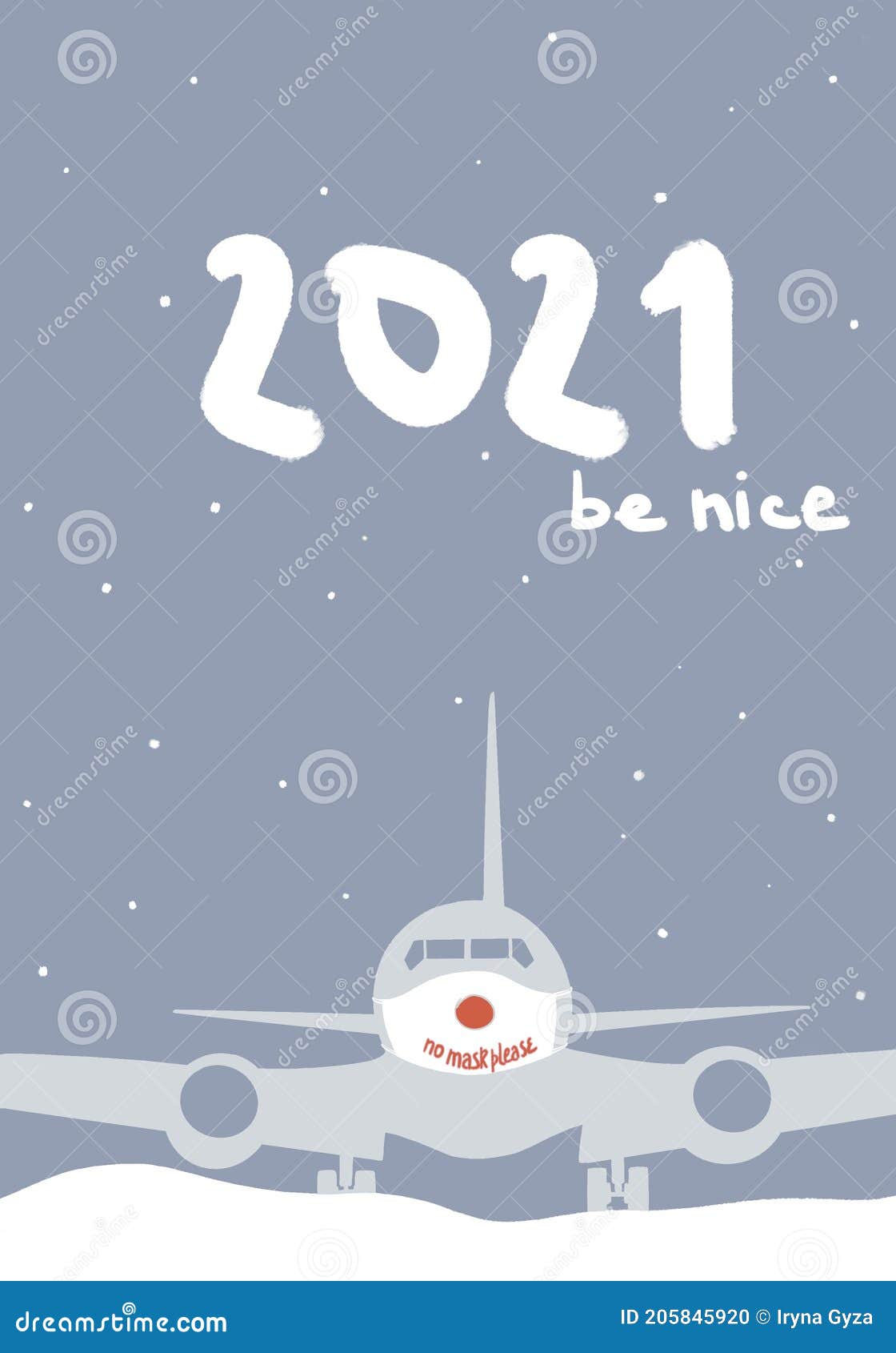 2021 Please Be Nice with Us Stock Illustration - Illustration of nice ...