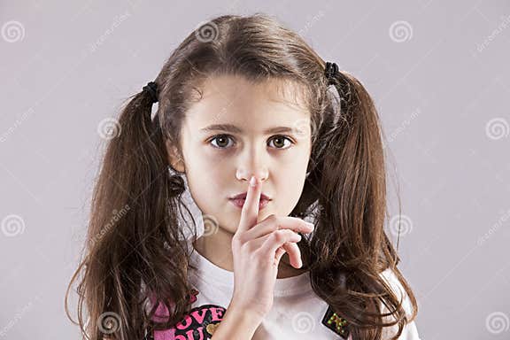 Please be quiet stock photo. Image of face, forbidden - 38404720