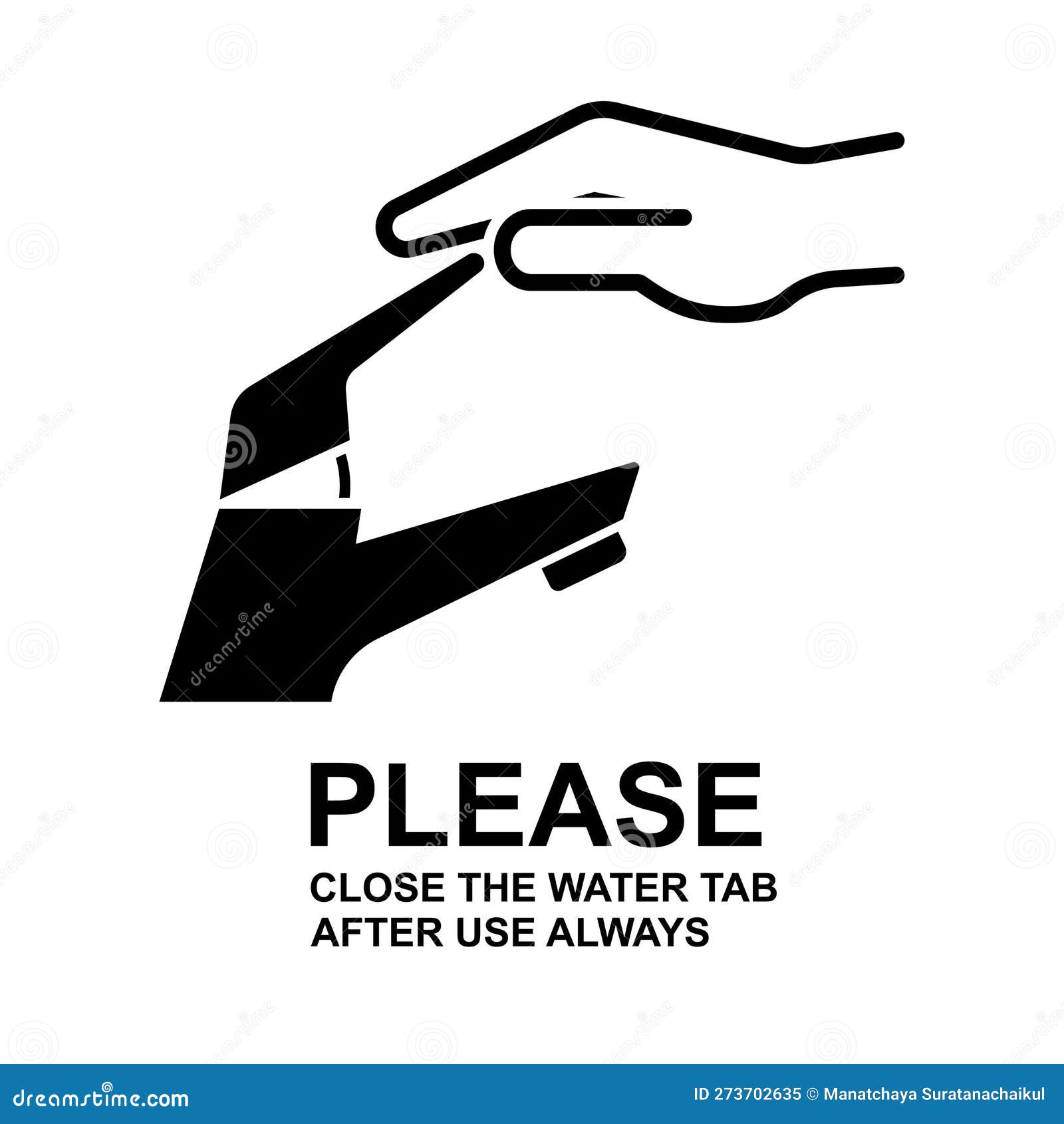 Please Closed the Water Tab after Usr always Sign. Hand Closed the Tab ...