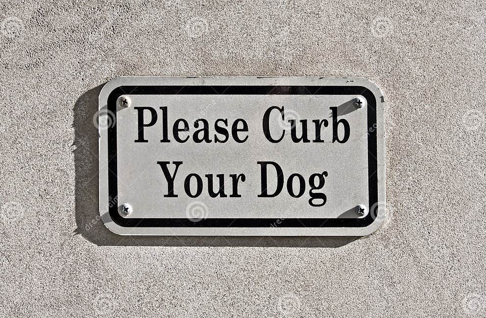 Please curb stock image. Image of sign, curb, sunlight - 10843533