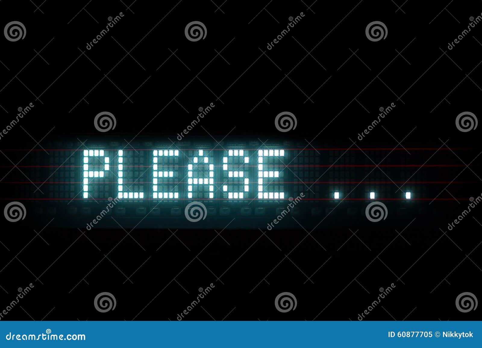 Please digital message stock image. Image of blue, computer - 60877705