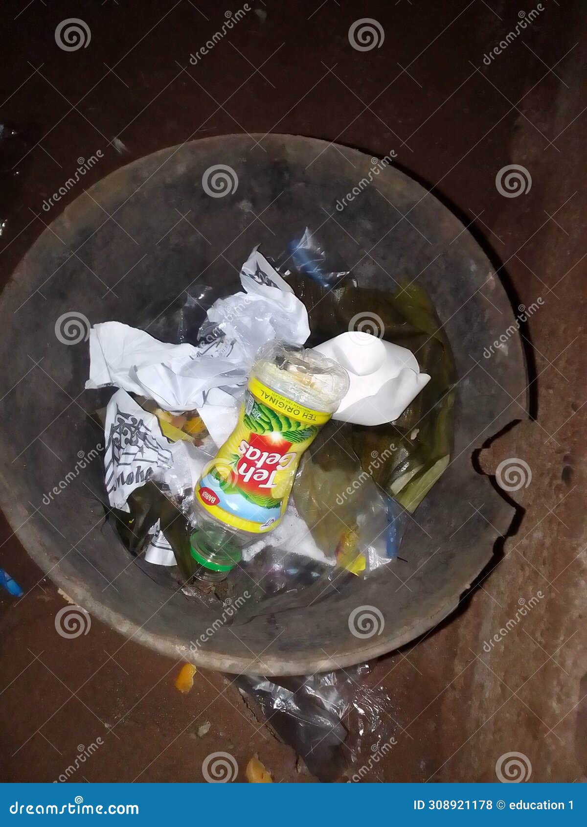 Please Dispose of Rubbish in the Right Place Editorial Stock Photo ...