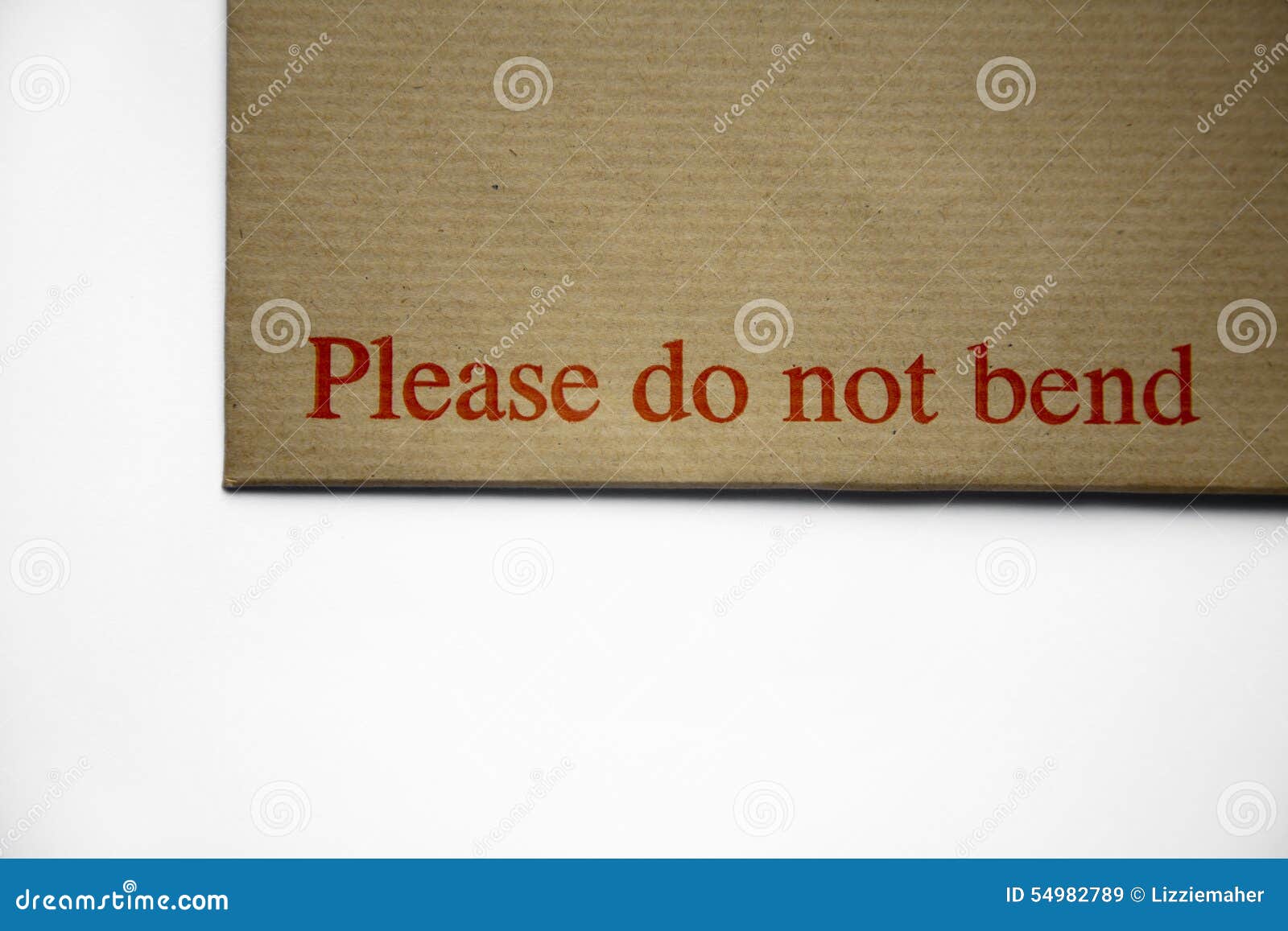 Please Do Not Bend stock image. Image of post, fragile - 54982789