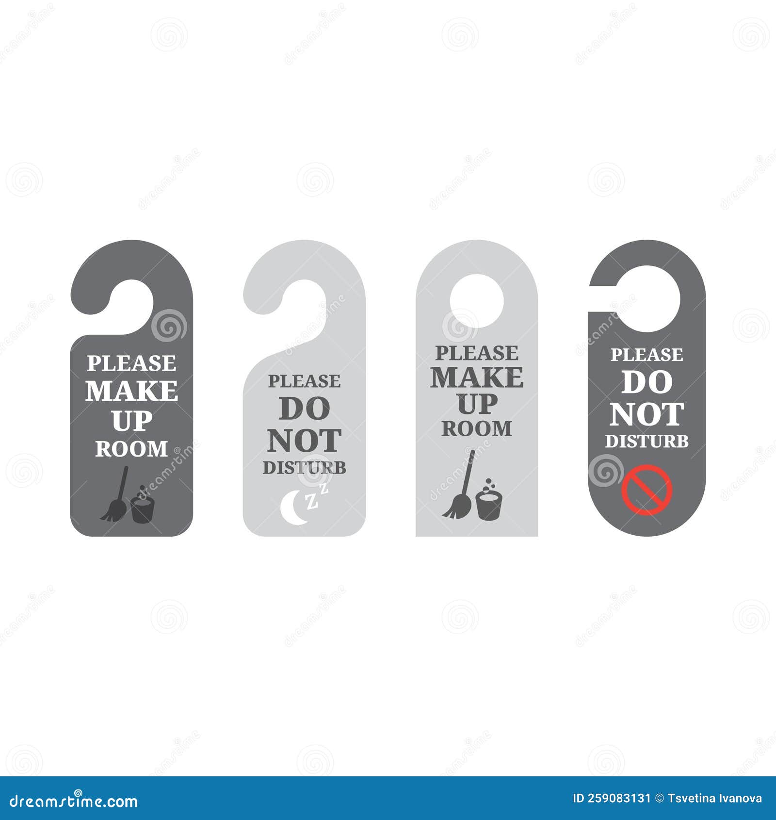 Do Not Disturb Vector Line Icon Linear Concept Outline Sign Symbol