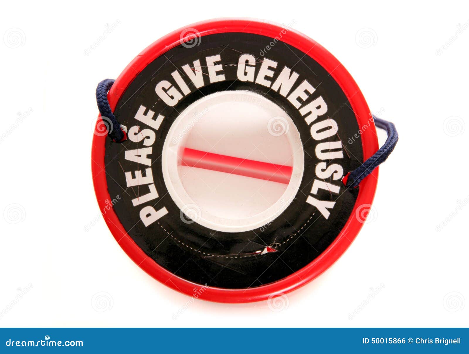 Please Give Generously To Charity Stock Photo - Image of give, studio ...